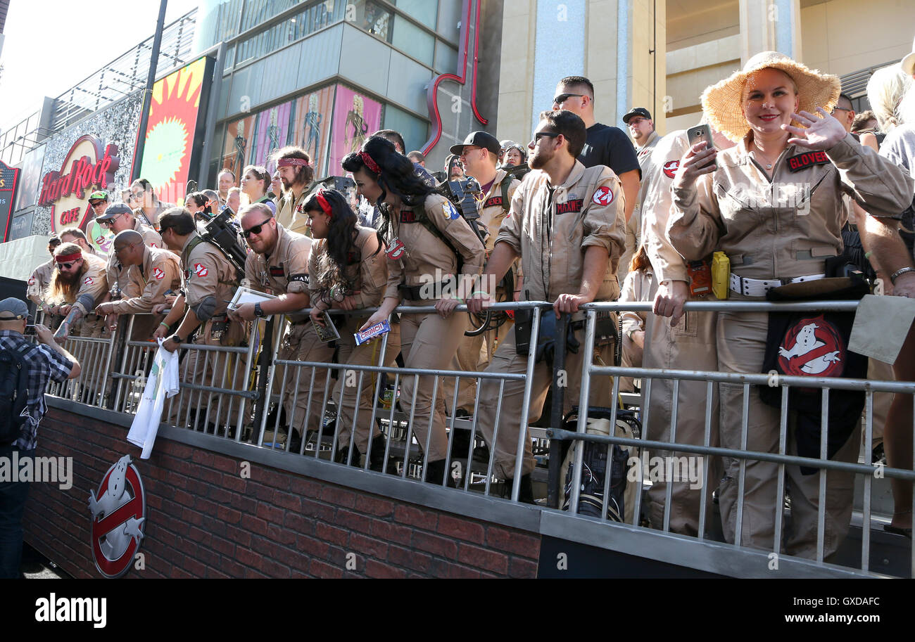 Los Angeles premiere of 'Ghostbusters' - Arrivals Featuring: Atmosphere ...