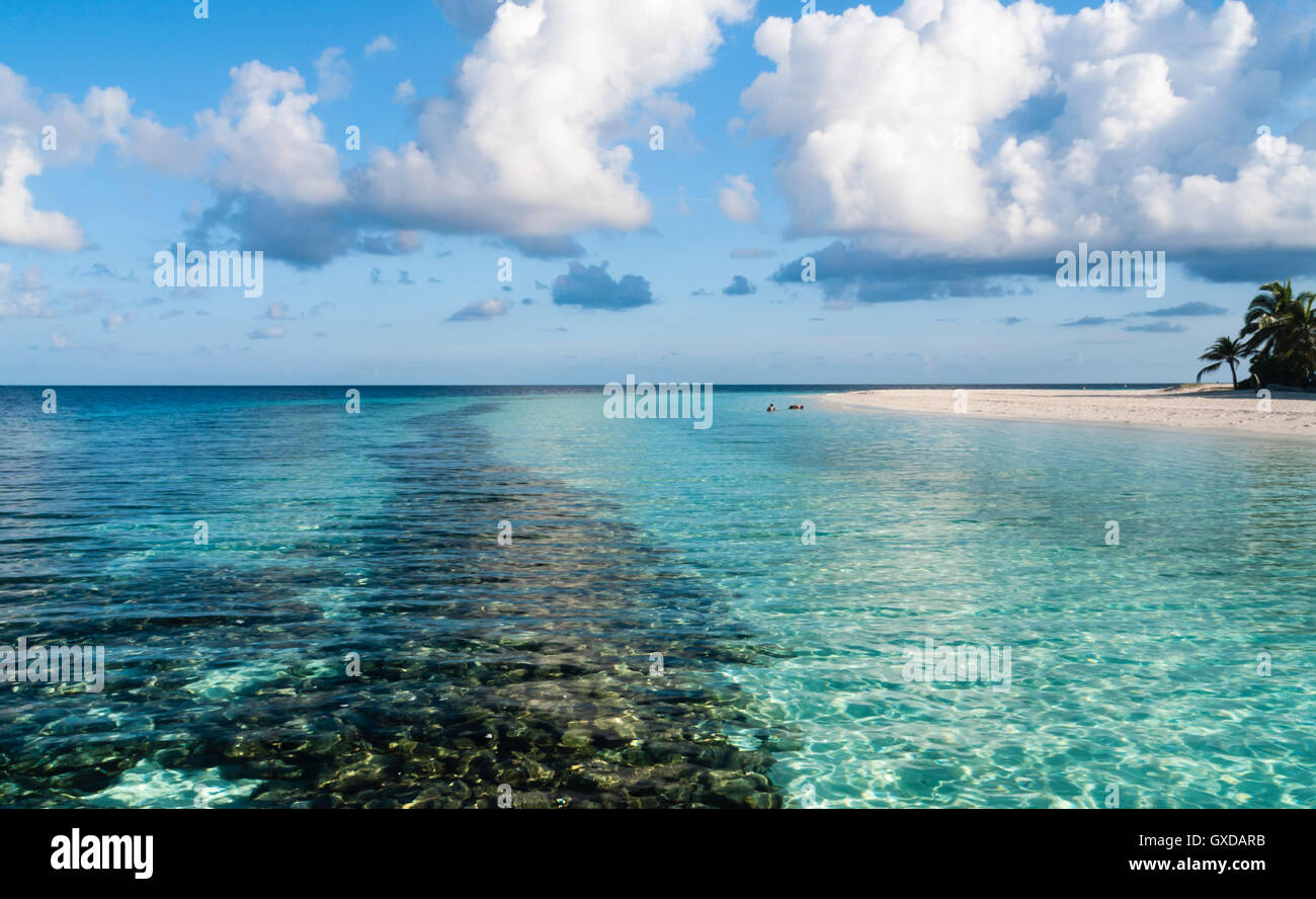 Maldives Island resort Angaga Stock Photo - Alamy