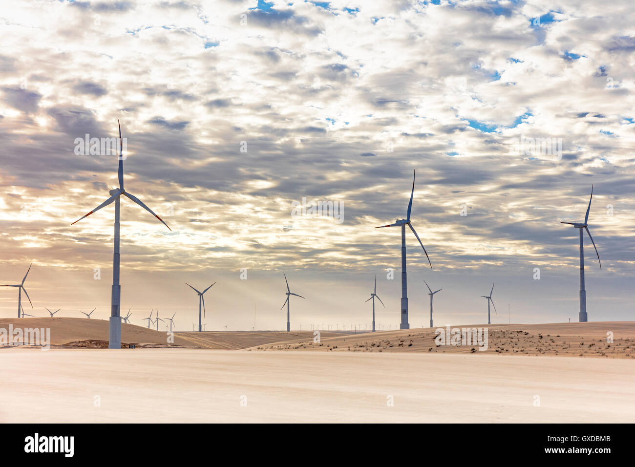 Wind energy in the desert hi-res stock photography and images - Alamy