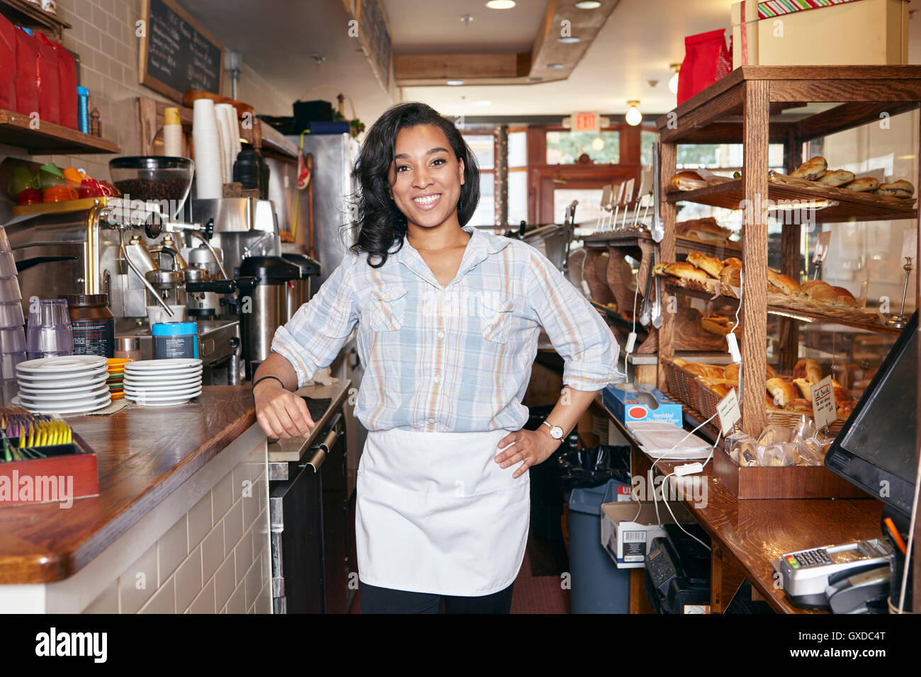 Female bakery owner in hi-res stock photography and images - Alamy