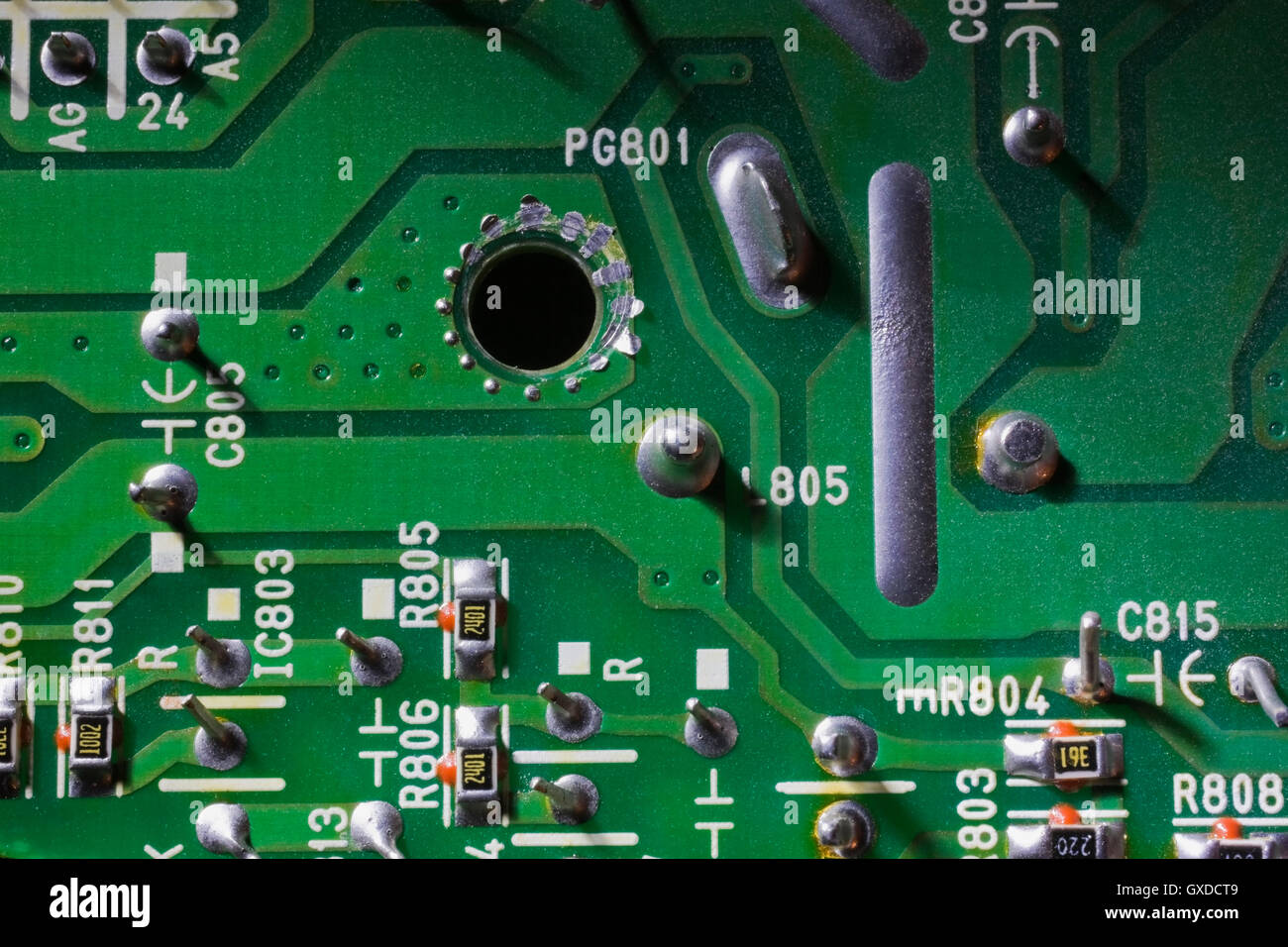 Close up computer circuit hi-res stock photography and images - Alamy