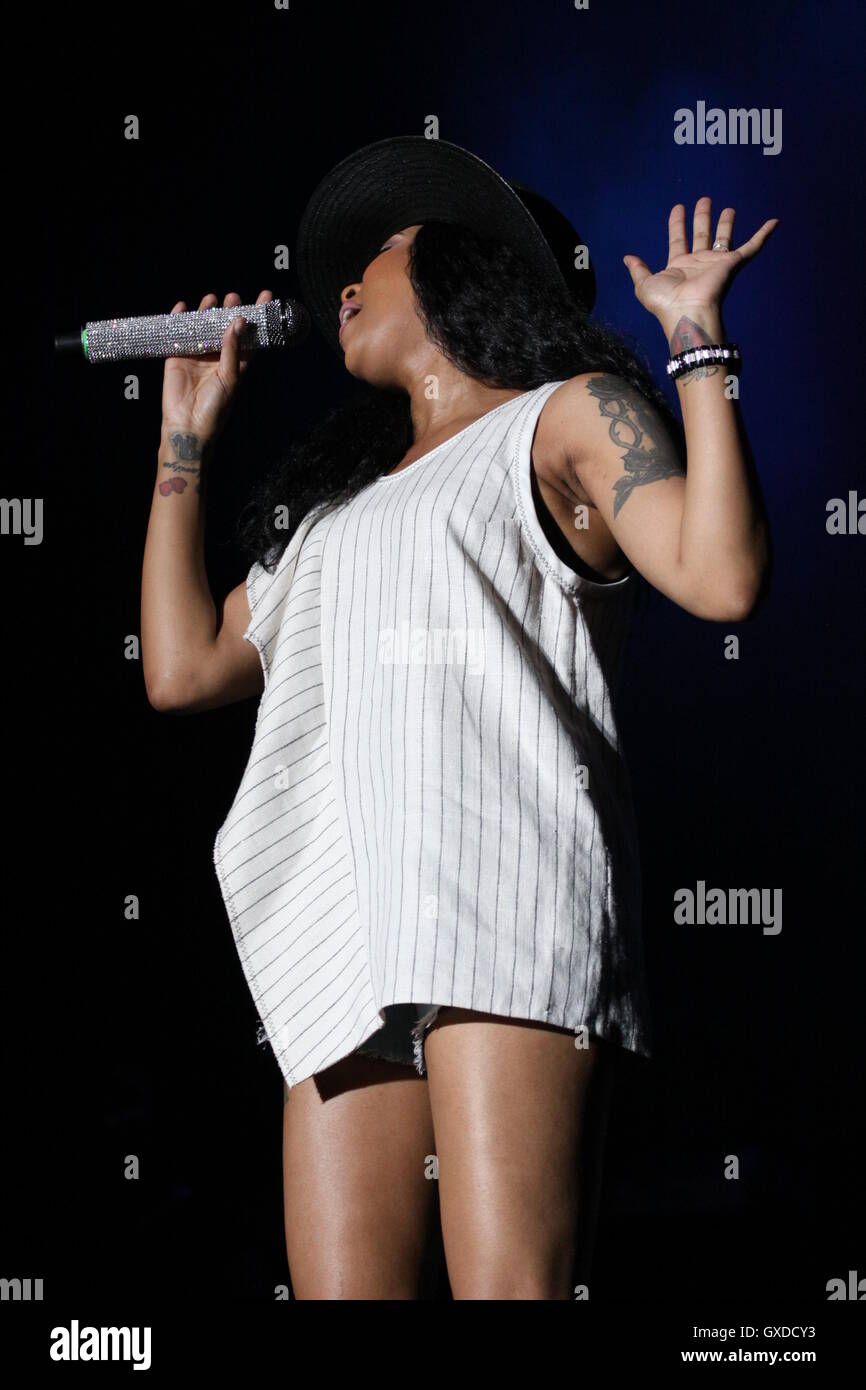 Monica performs live in concert at the Dell Music Center Featuring ...