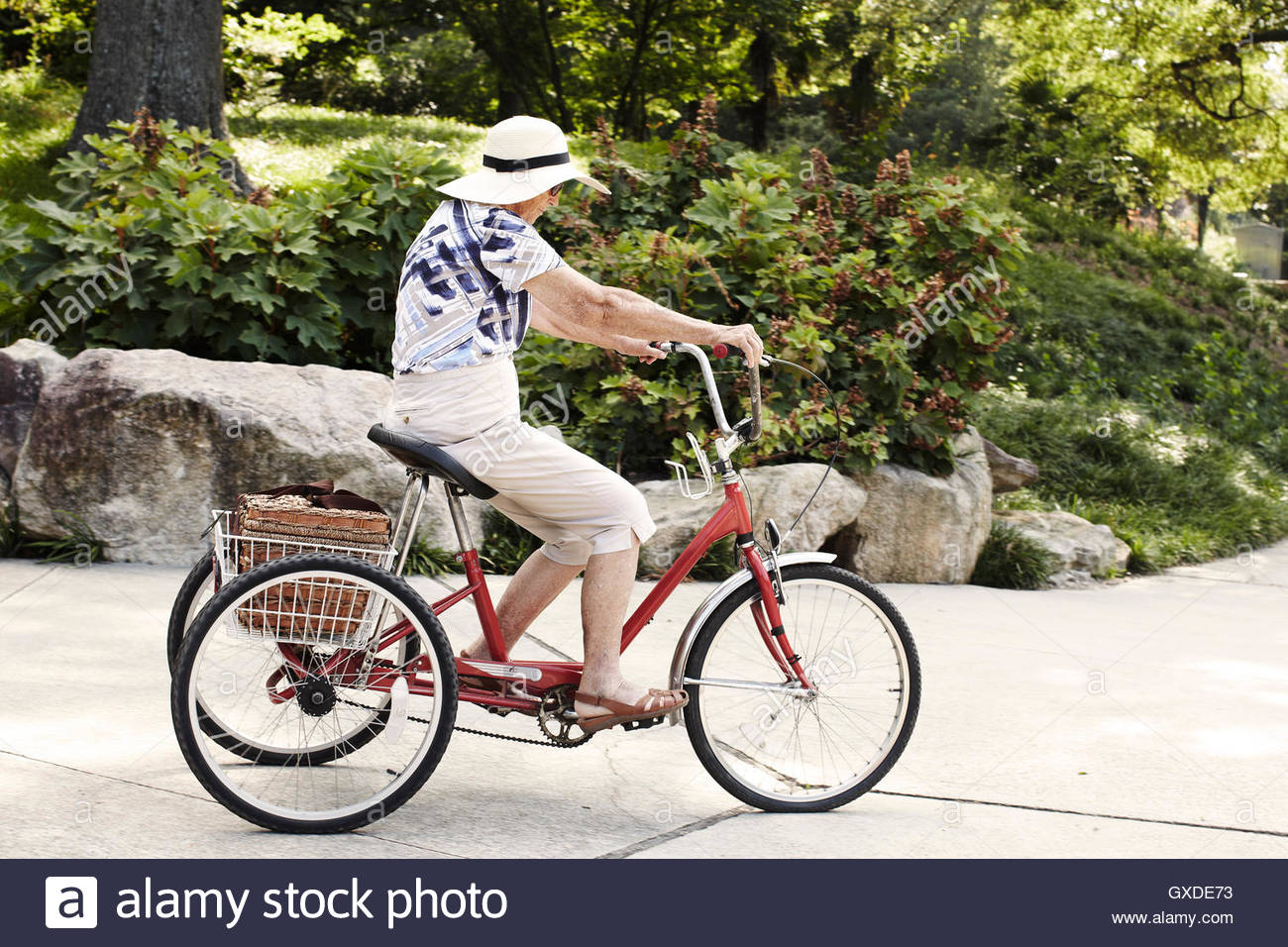 Person On Tricycle High Resolution Stock Photography and Images - Alamy