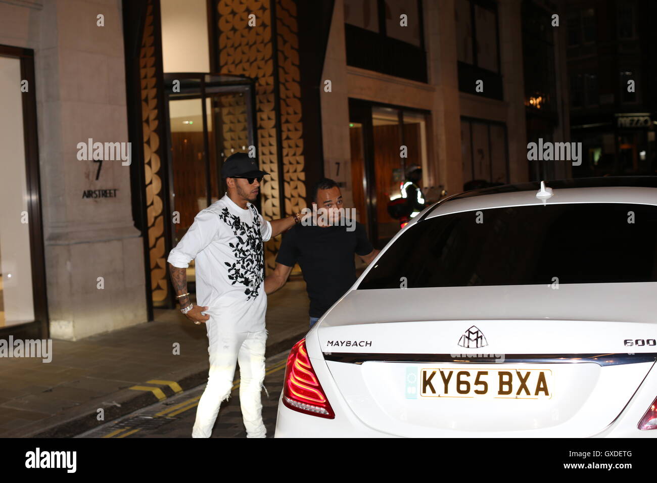 Guests attend Lewis Hamilton party to celebrate his win at the British ...