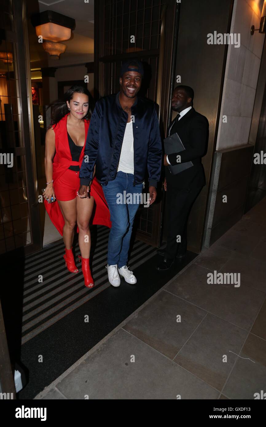 Guests attend Lewis Hamilton party to celebrate his win at the British ...