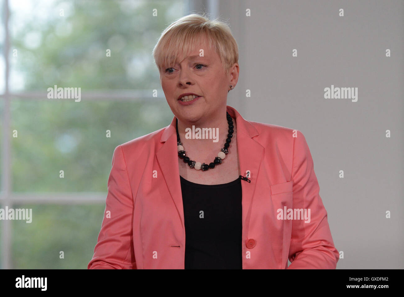 MP Angela Eagle arrives at Savoy Place to launch her Labour party ...