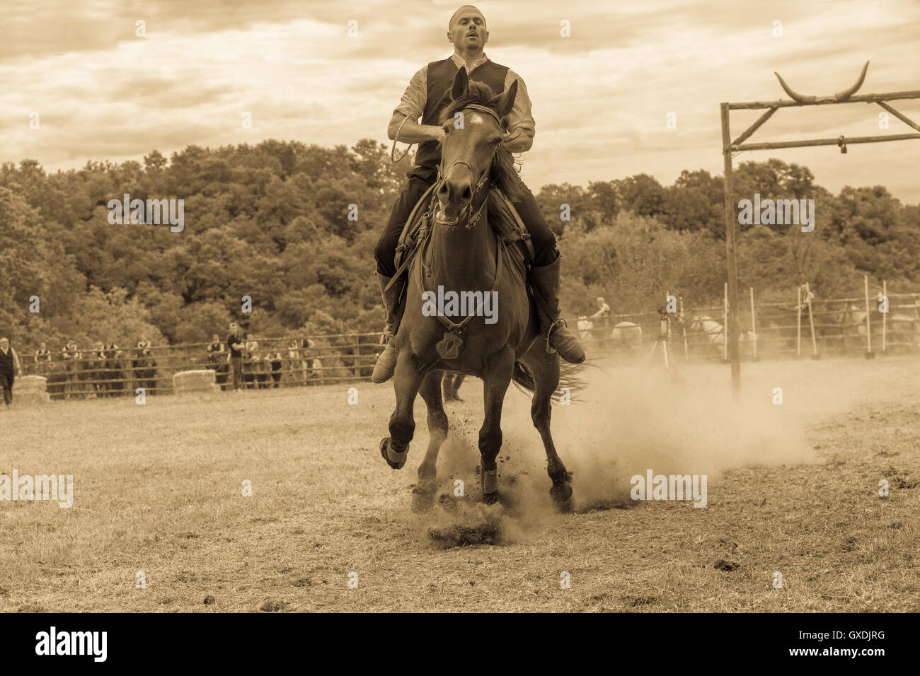 Riarto dei butteri, the annual traditional meeting of italian cowboy ...