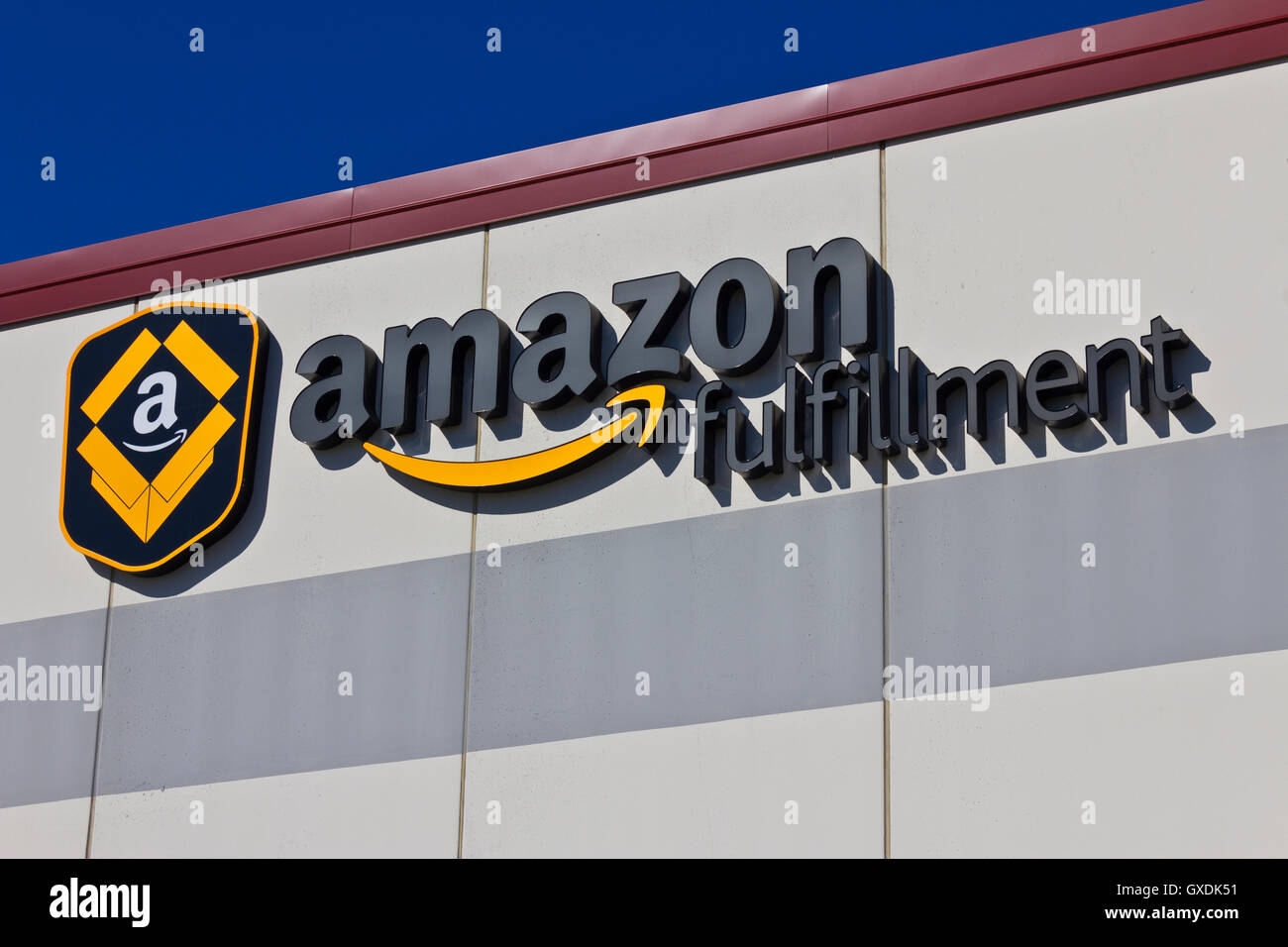 Indianapolis - Circa March 2016: Amazon Fulfillment Center. Amazon is ...