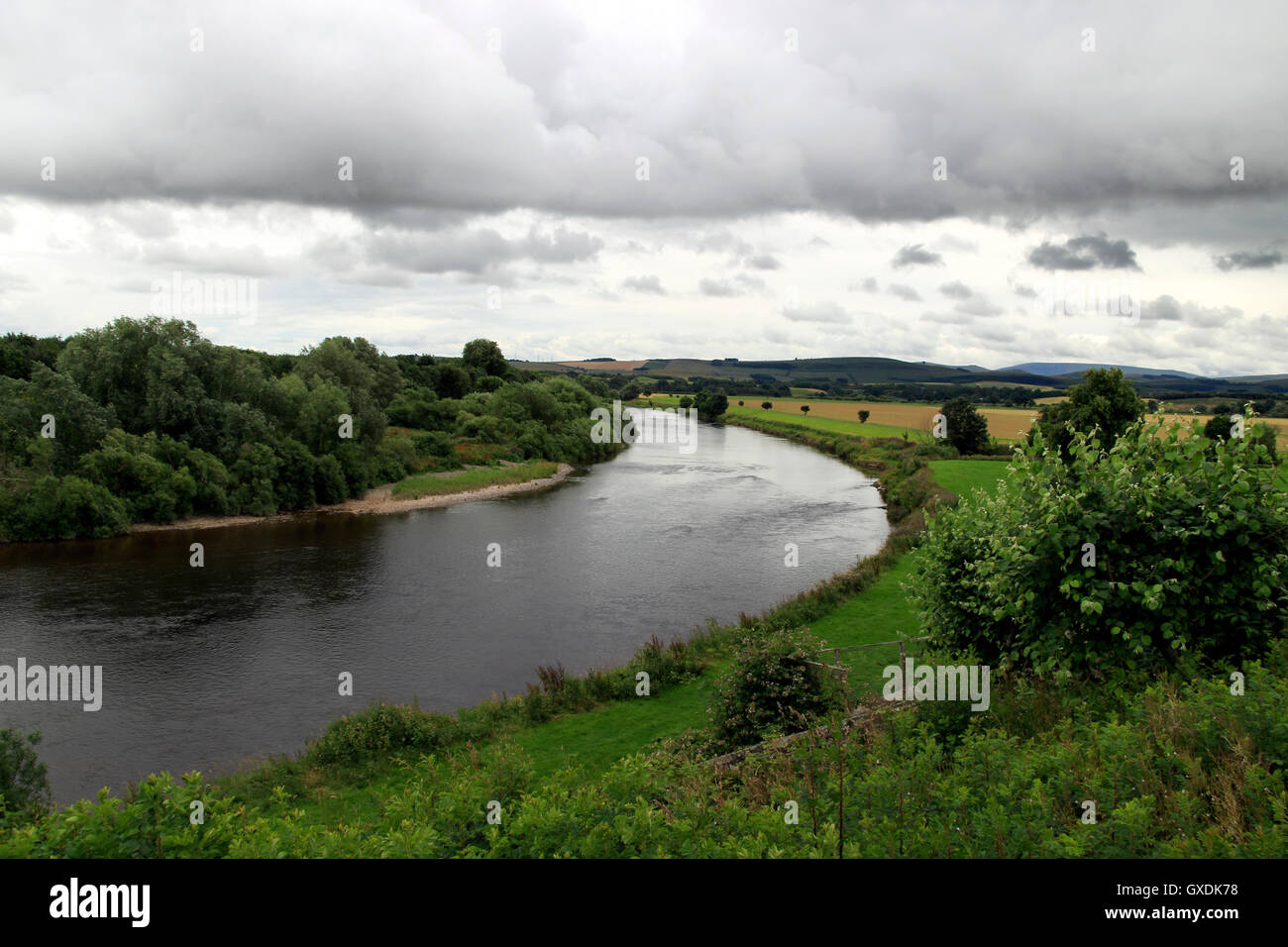 River Tweed, Coldstream, Scottish Borders, Scotland, UK Stock Photo - Alamy