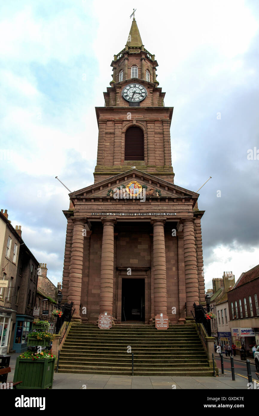 Berwick-upon-Tweed Town Hall, Marygate, Northumberland, England, UK ...