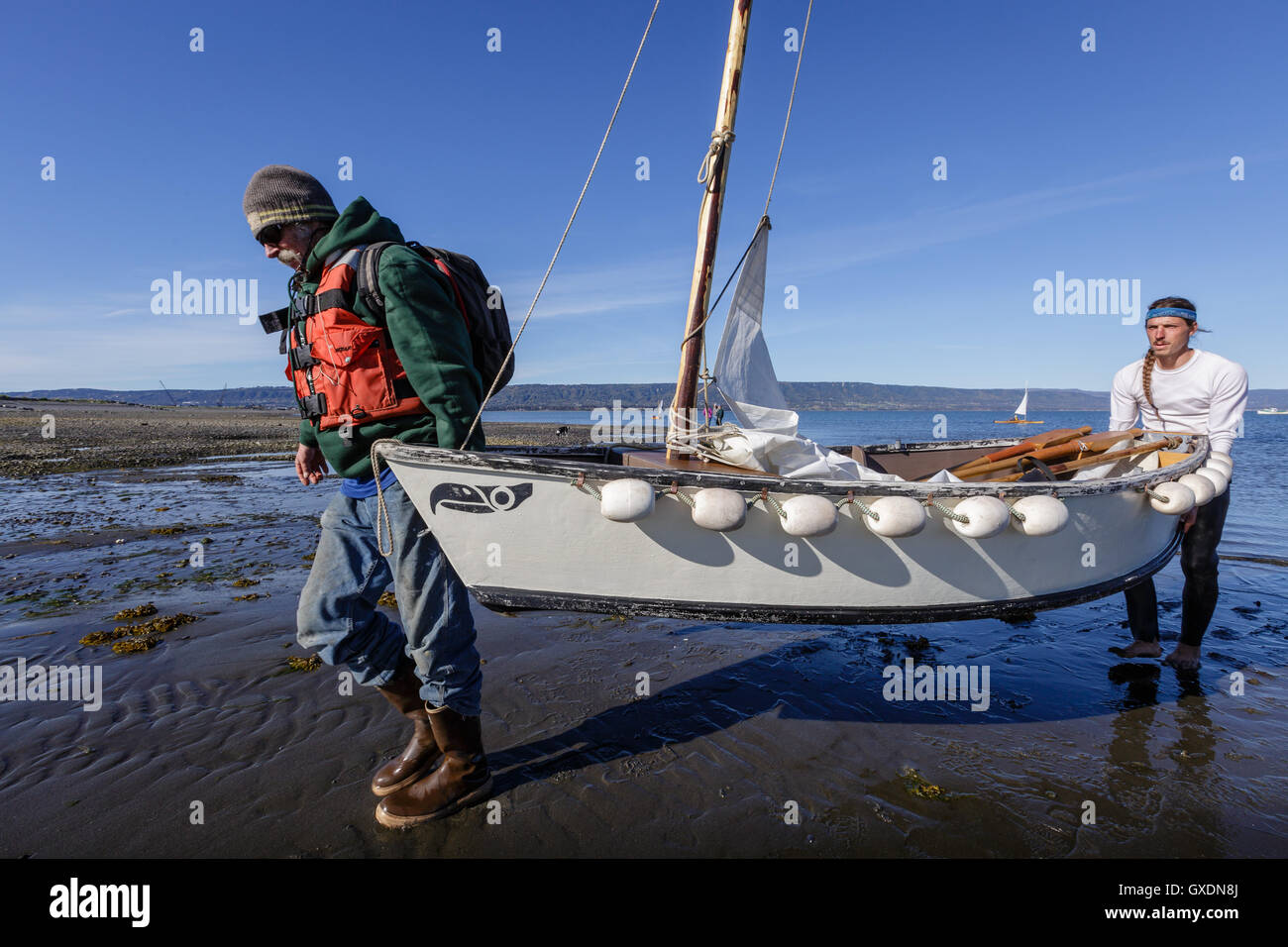 Wooden sail boat hi-res stock photography and images - Alamy