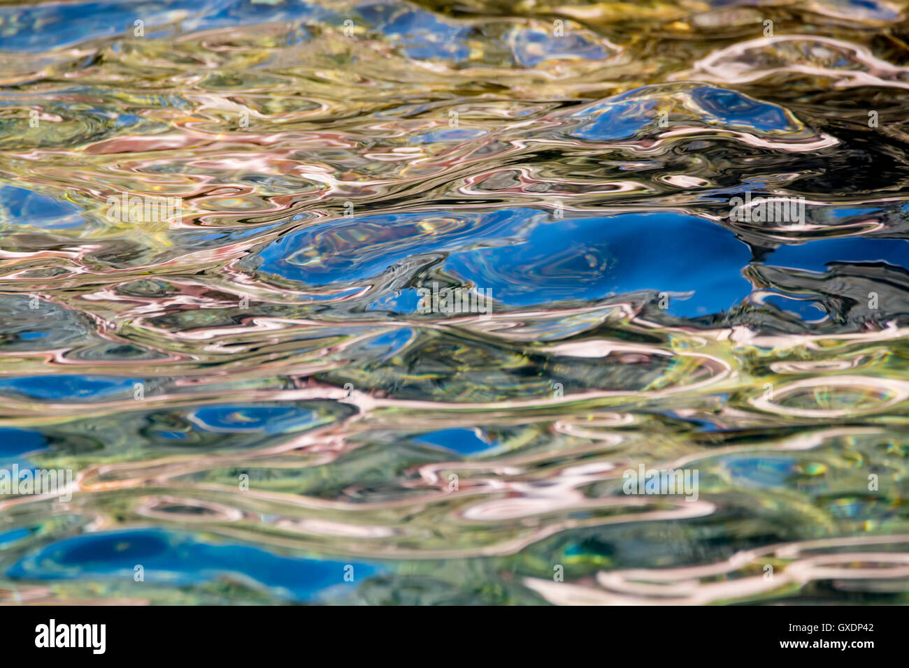 Clear sea water abstract background Stock Photo - Alamy