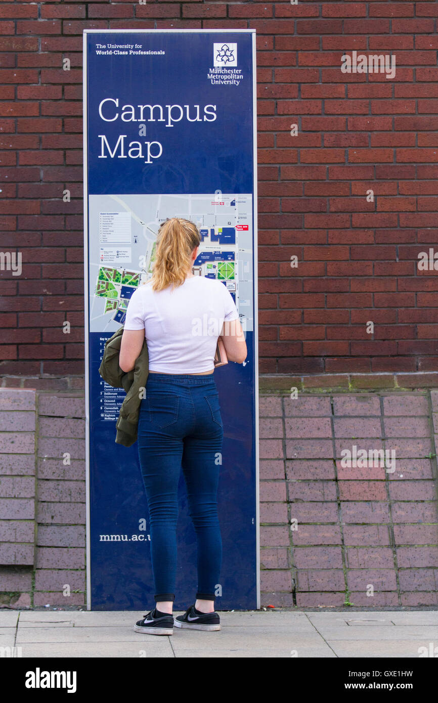 University campus map plan hi-res stock photography and images - Alamy