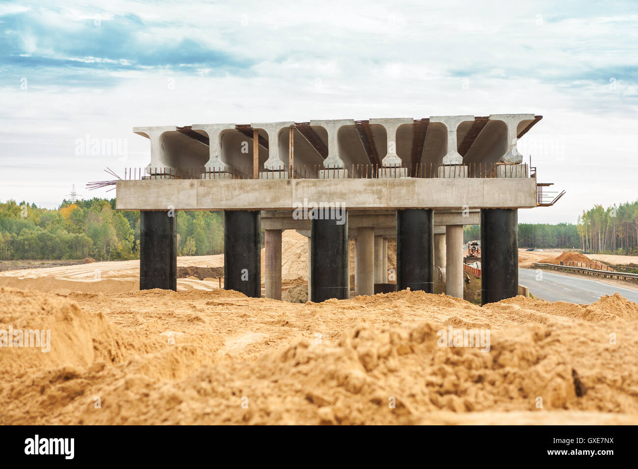 bridge under construction Stock Photo - Alamy