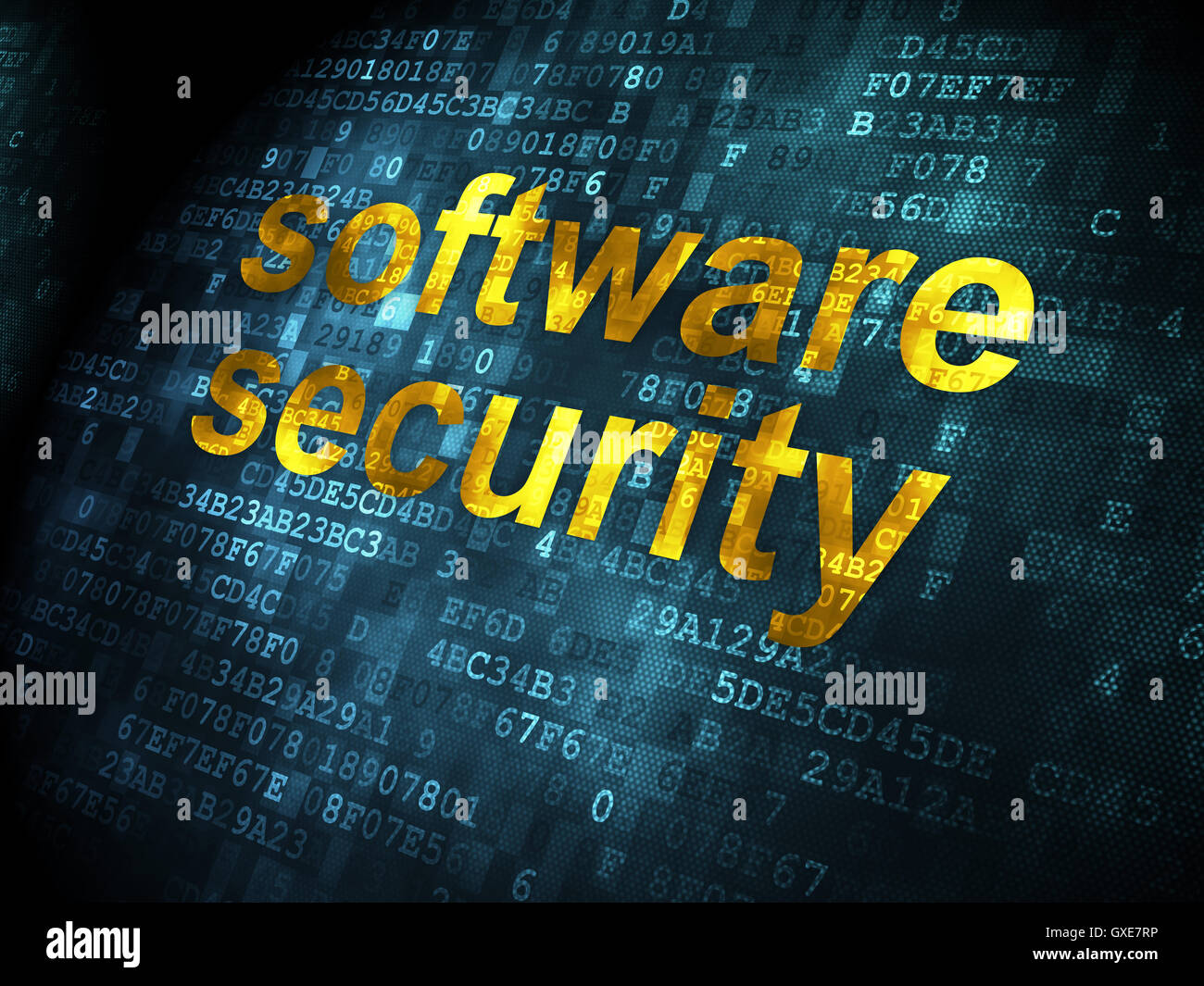 Software concept yellow monitor hi-res stock photography and images - Alamy
