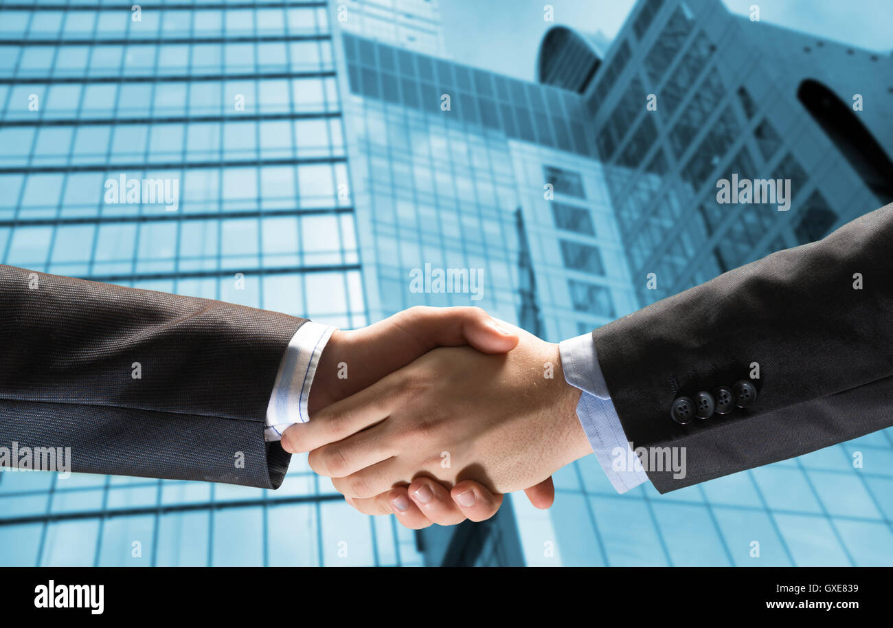 handshake of two businessmen Stock Photo - Alamy