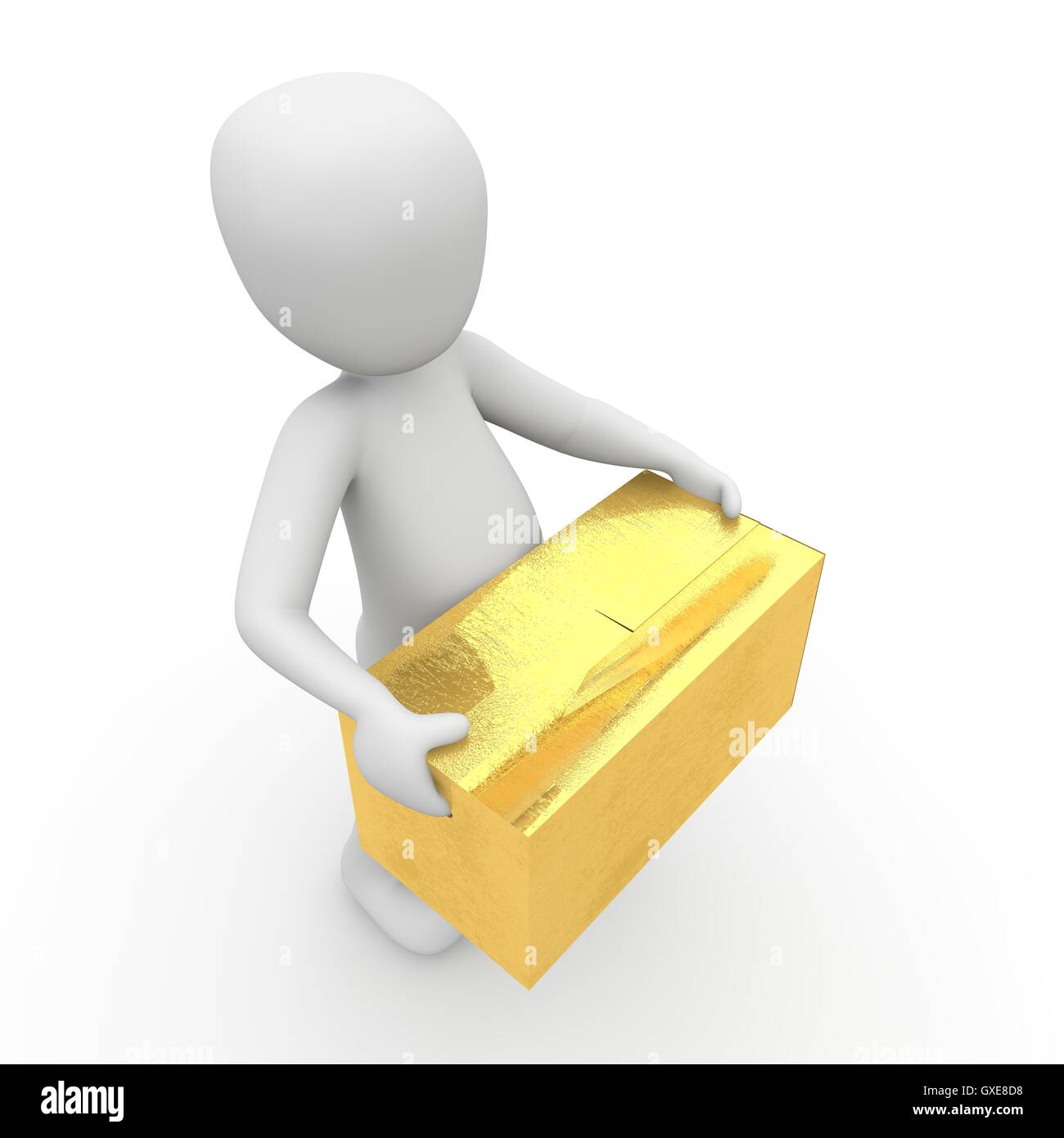 Golden packet 3 Stock Photo - Alamy