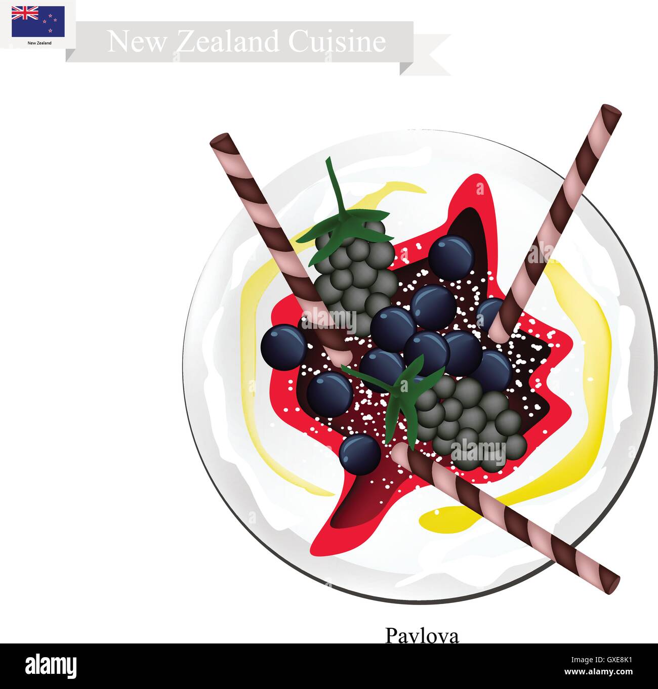 New zealand blueberry Stock Vector Images - Alamy