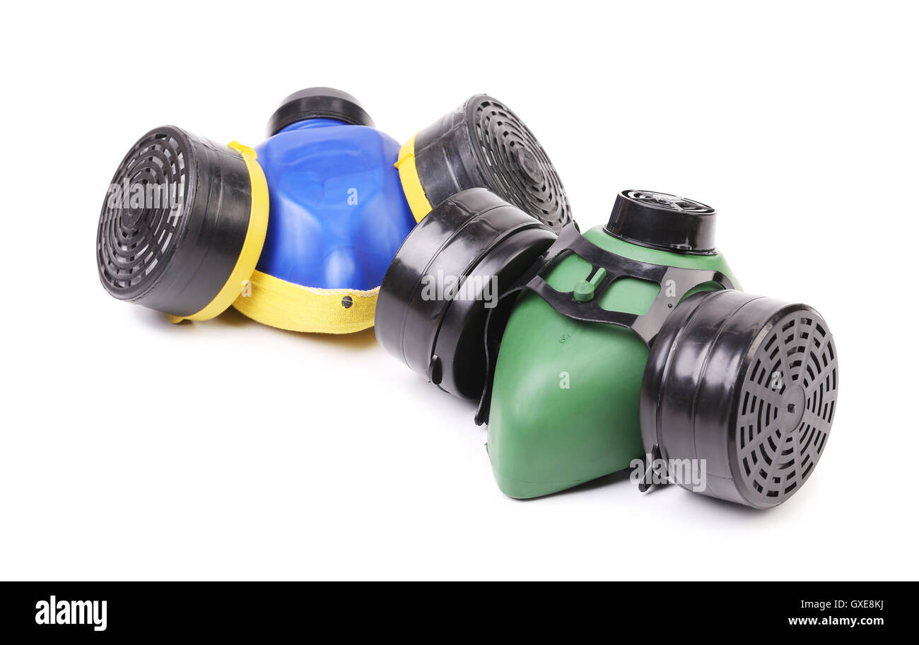 Two gas masks Stock Photo - Alamy