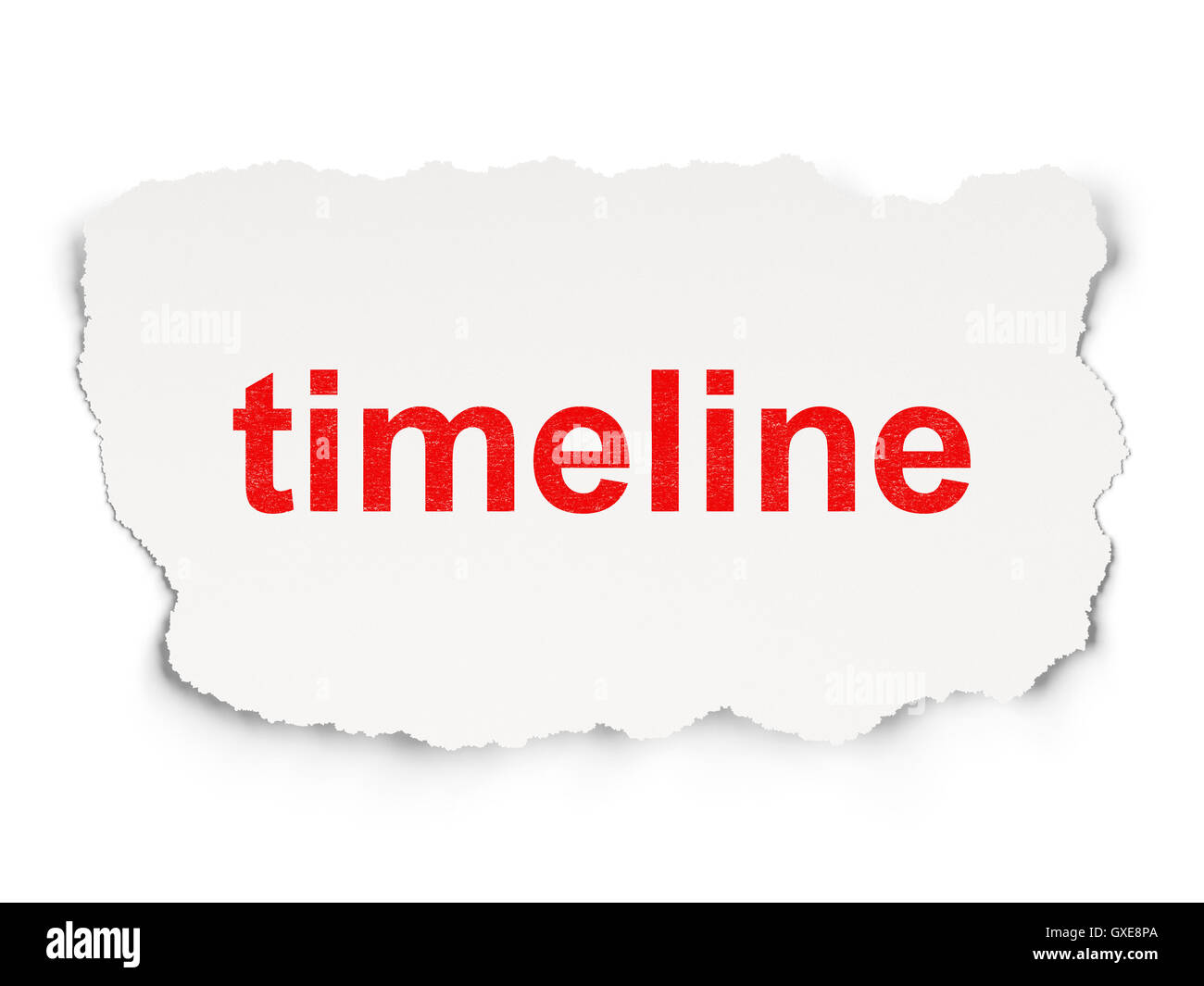 Timeline concept: Timeline on Paper background Stock Photo - Alamy
