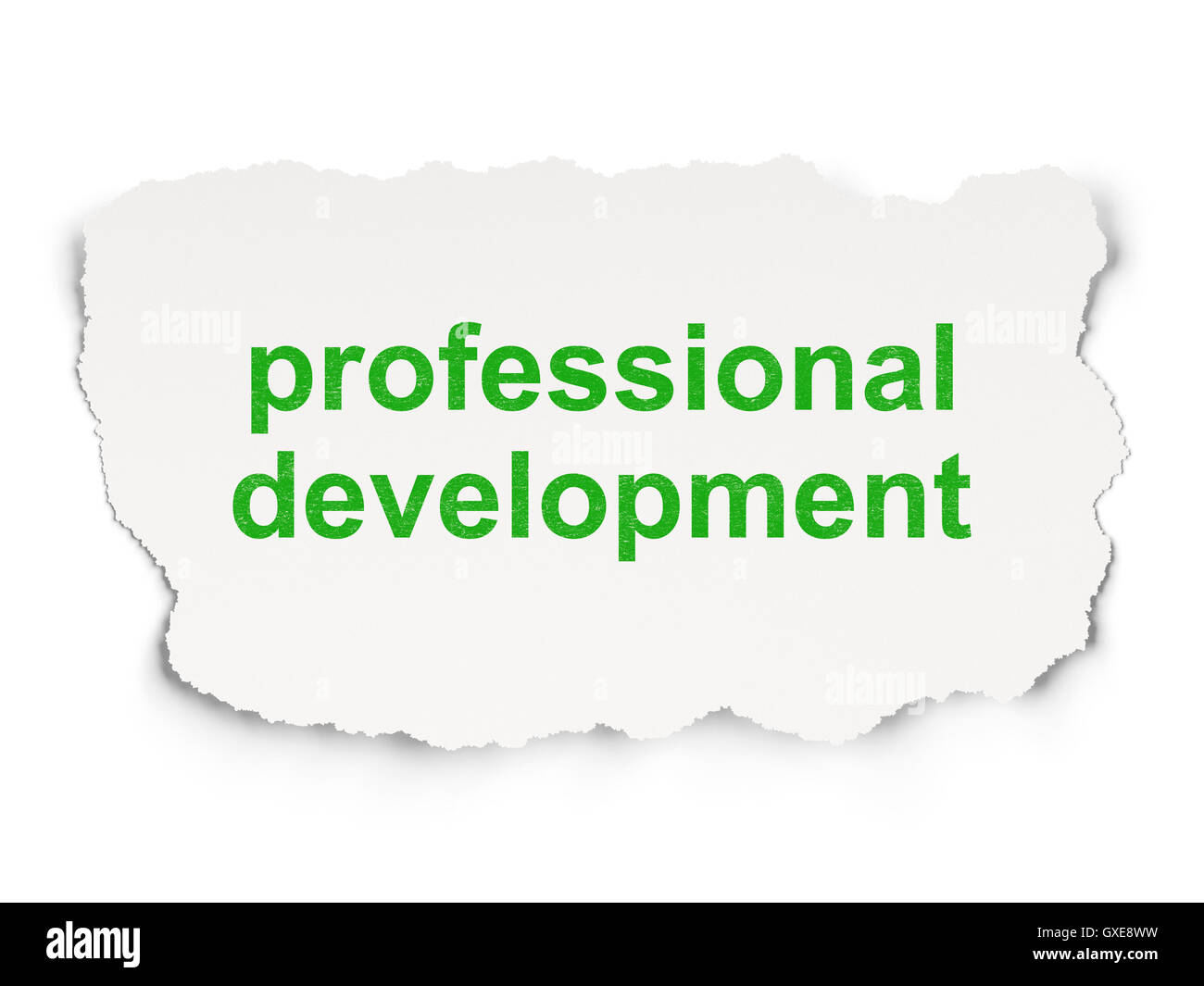 Education concept: Professional Development on Paper background Stock ...