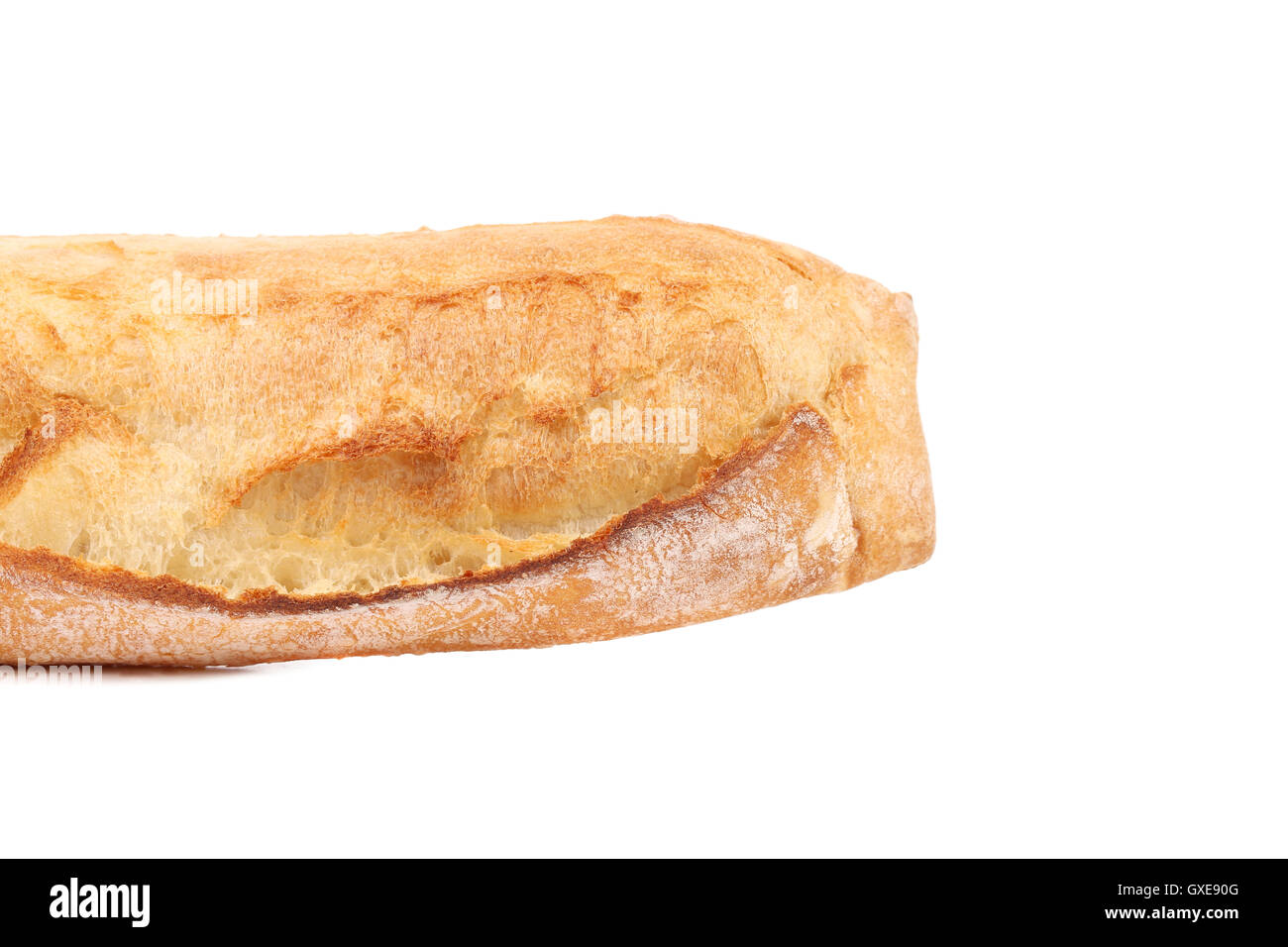 Piece of long loaf Stock Photo - Alamy
