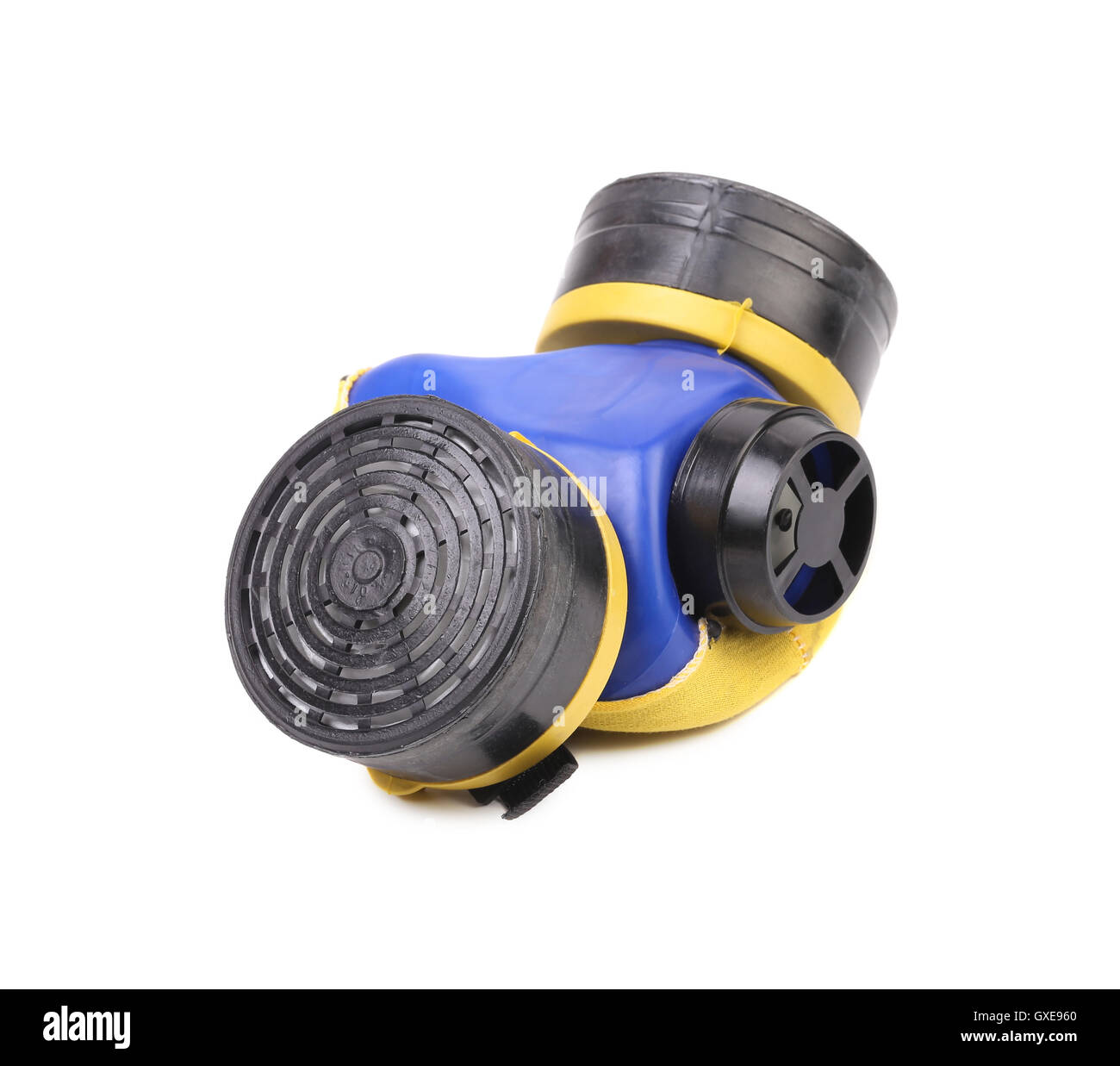 Closeup side view of gas mask Stock Photo - Alamy