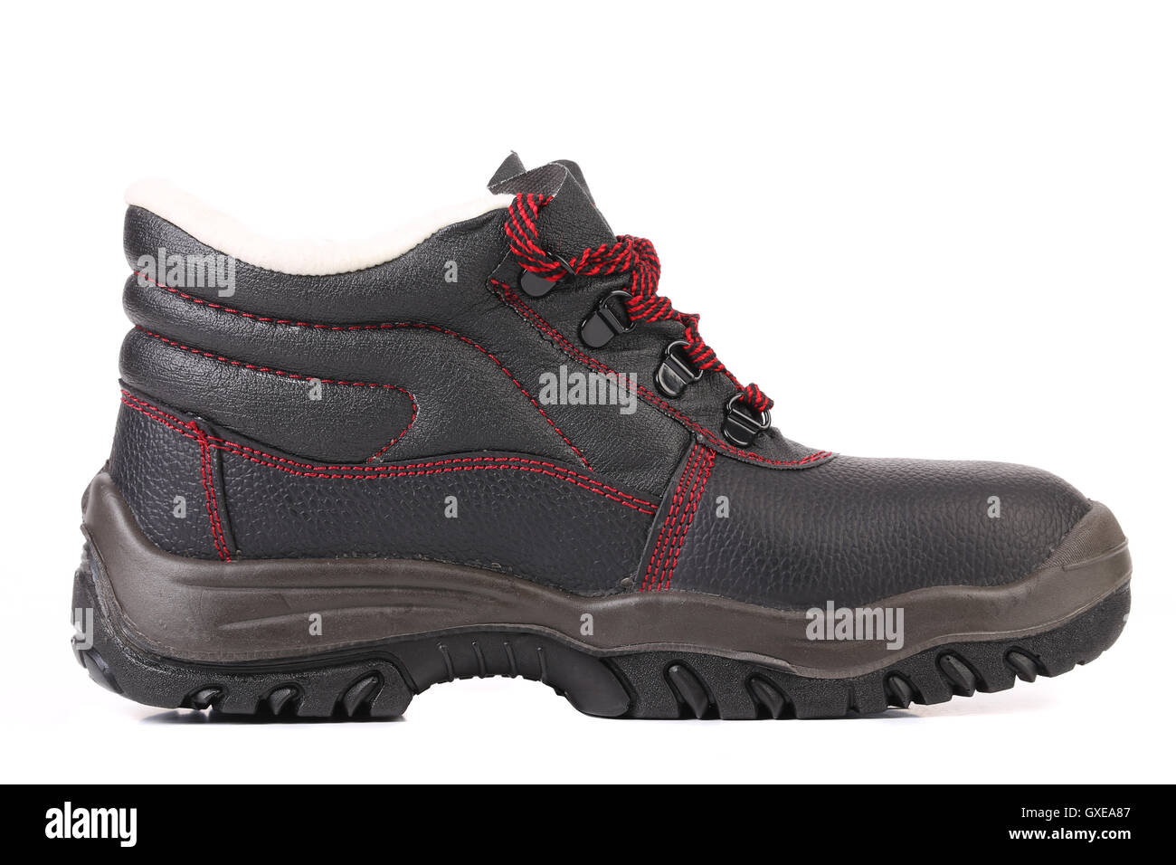 Black sport boot Stock Photo - Alamy