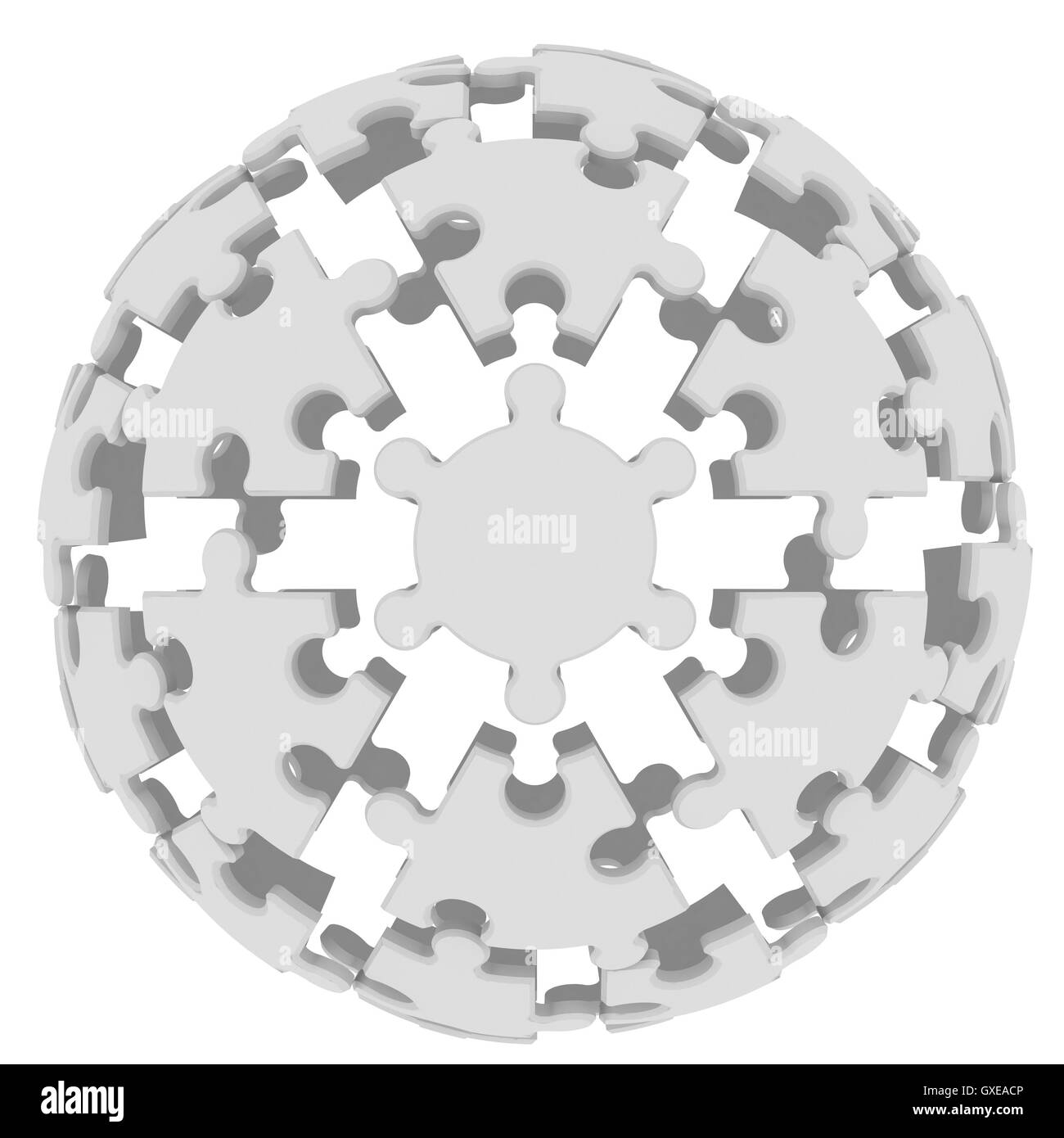Metal puzzles Black and White Stock Photos & Images - Alamy