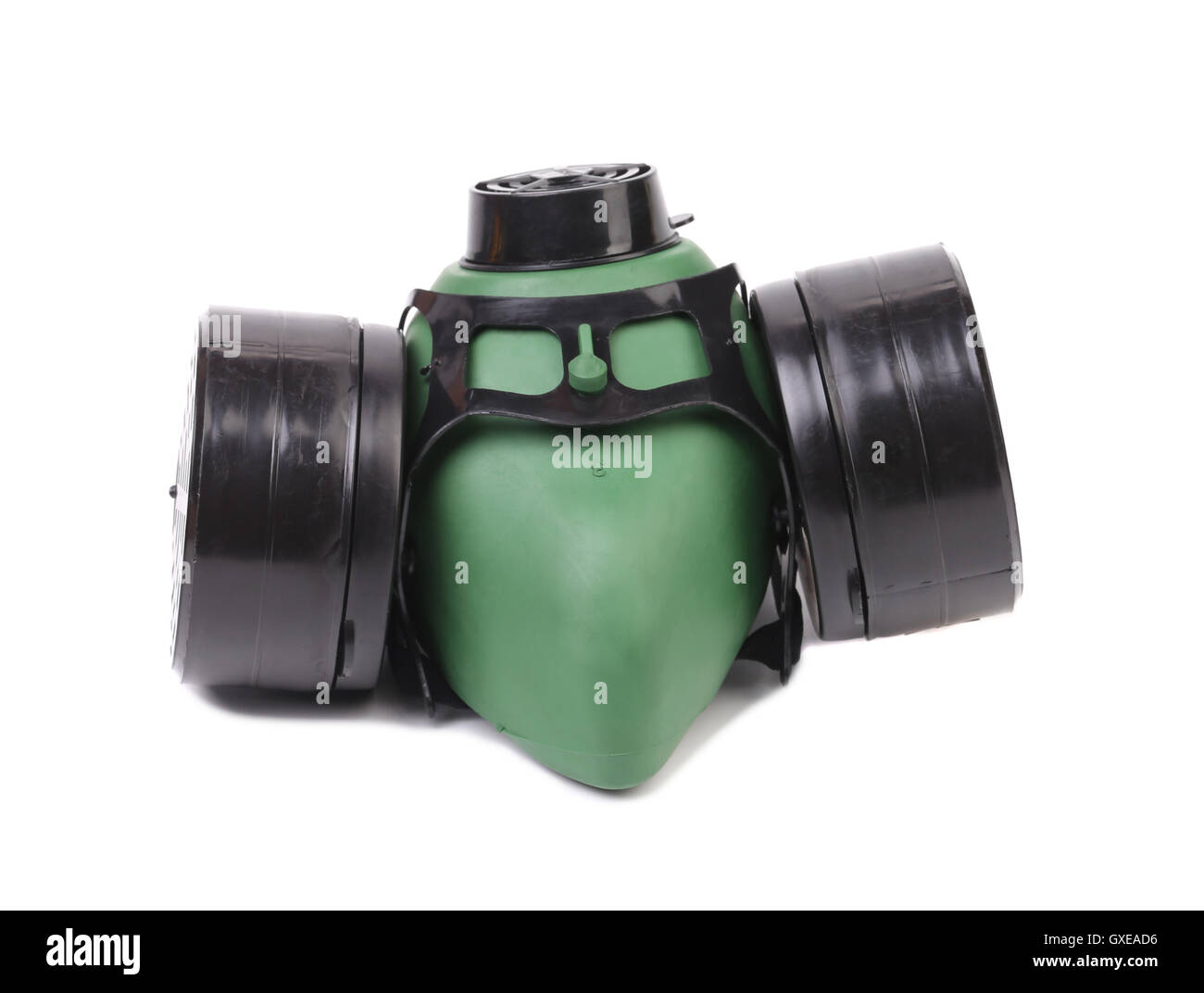 Green gas mask Stock Photo - Alamy