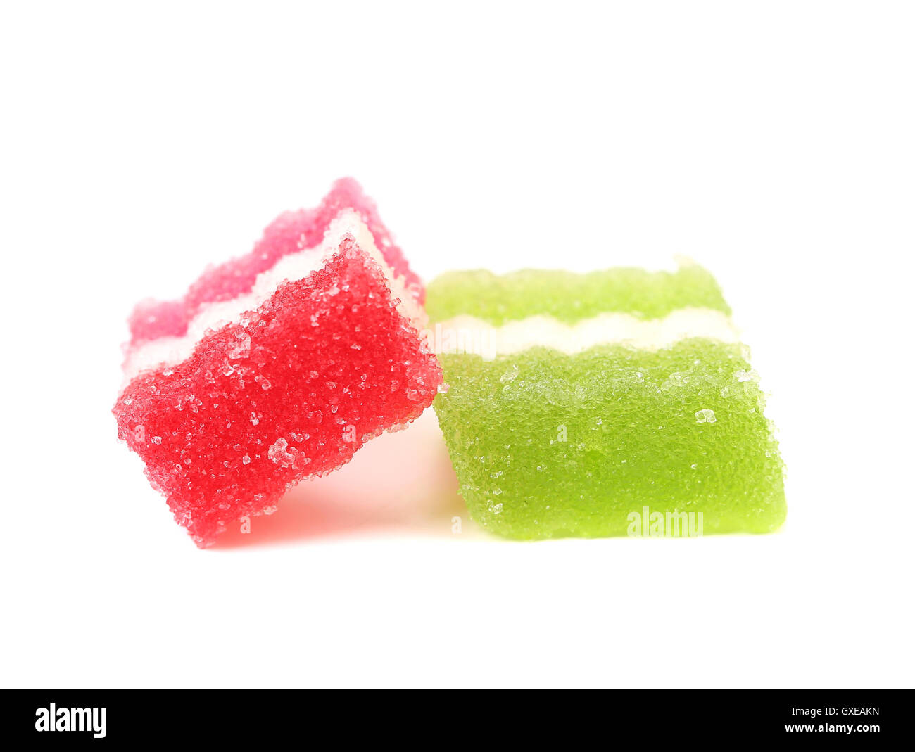 Two different fruit-paste candies Stock Photo - Alamy