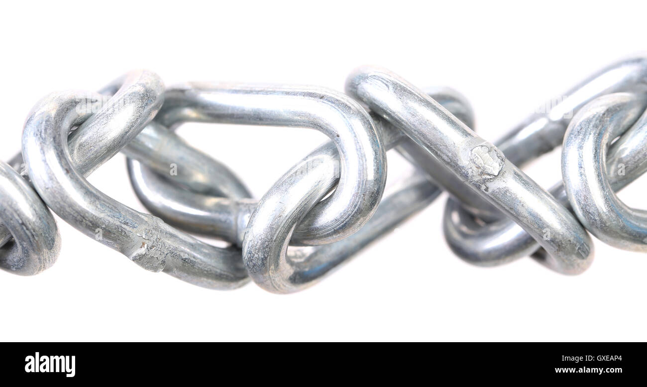 Close up of links a chain Stock Photo - Alamy