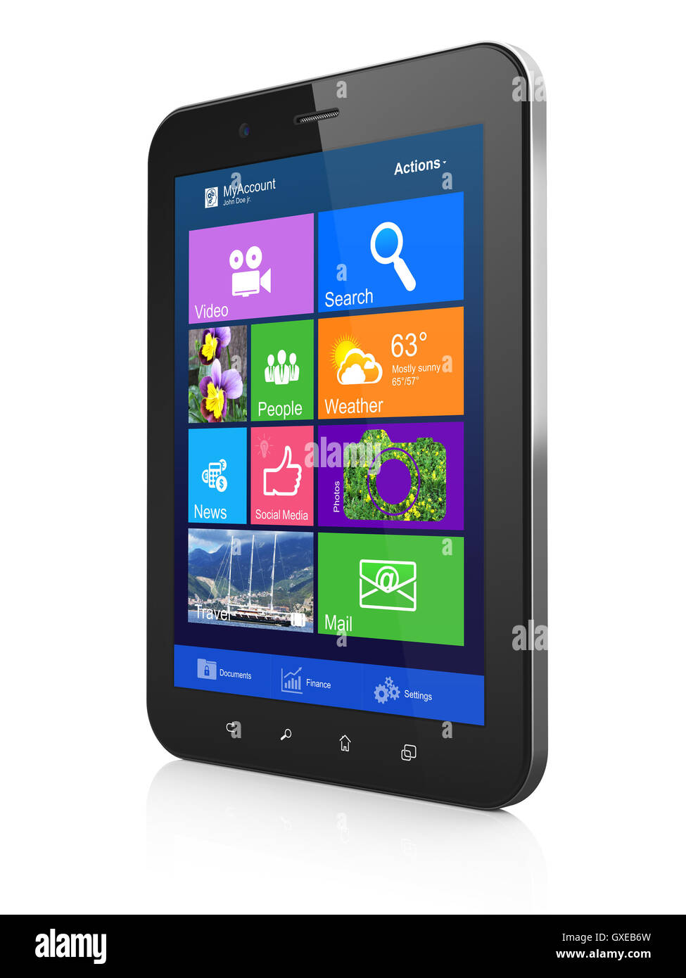 Office gadget computer business Cut Out Stock Images & Pictures - Alamy