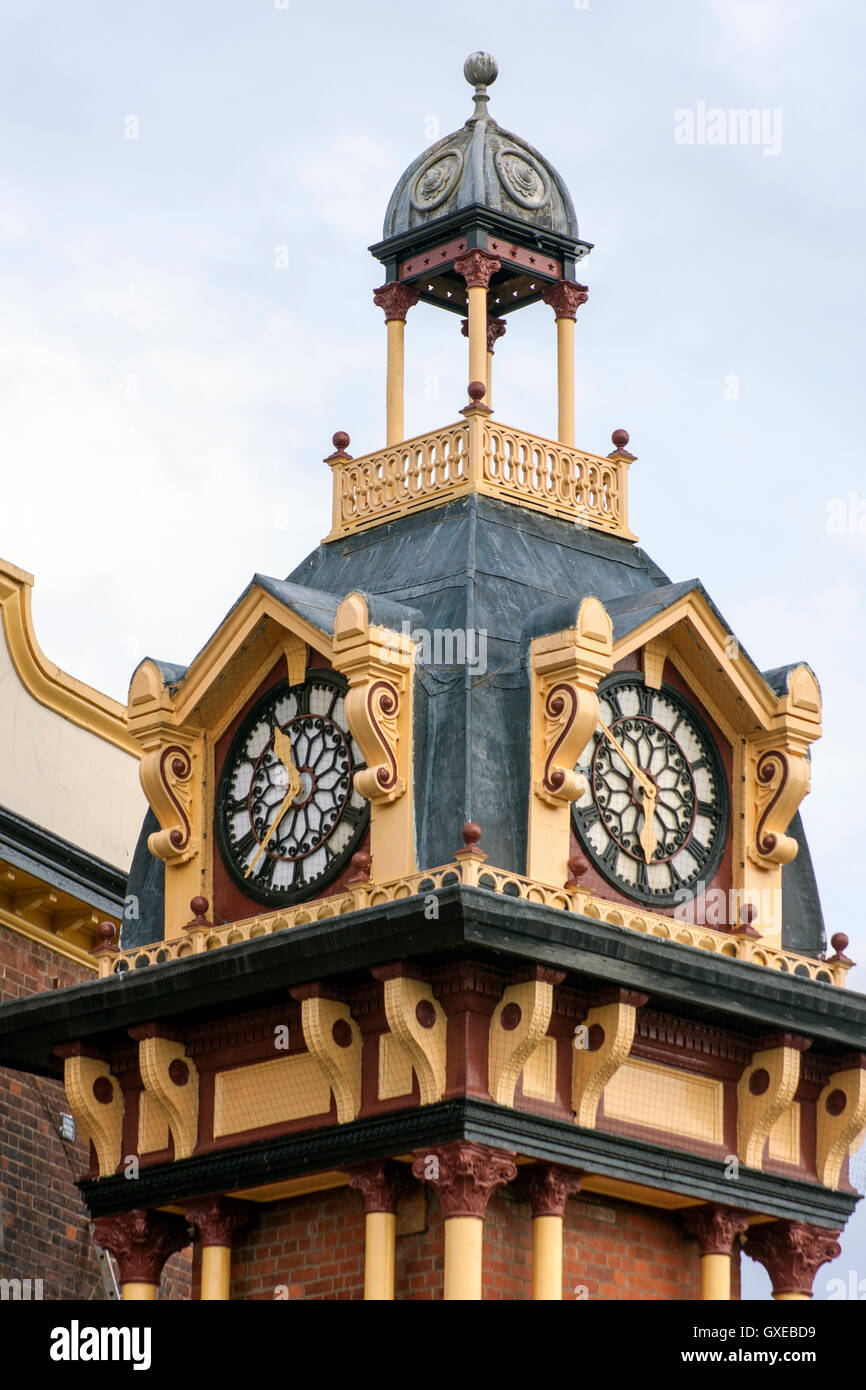 Clock Tower at the Former Plymouth Grove Hotel Manchester Stock Photo ...