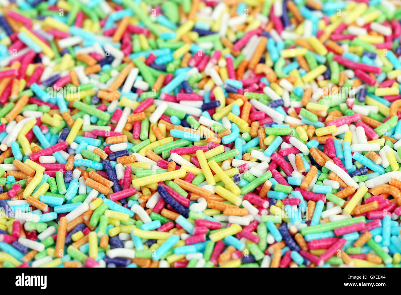 Colored sugar sprinkles for food decoration Stock Photo - Alamy