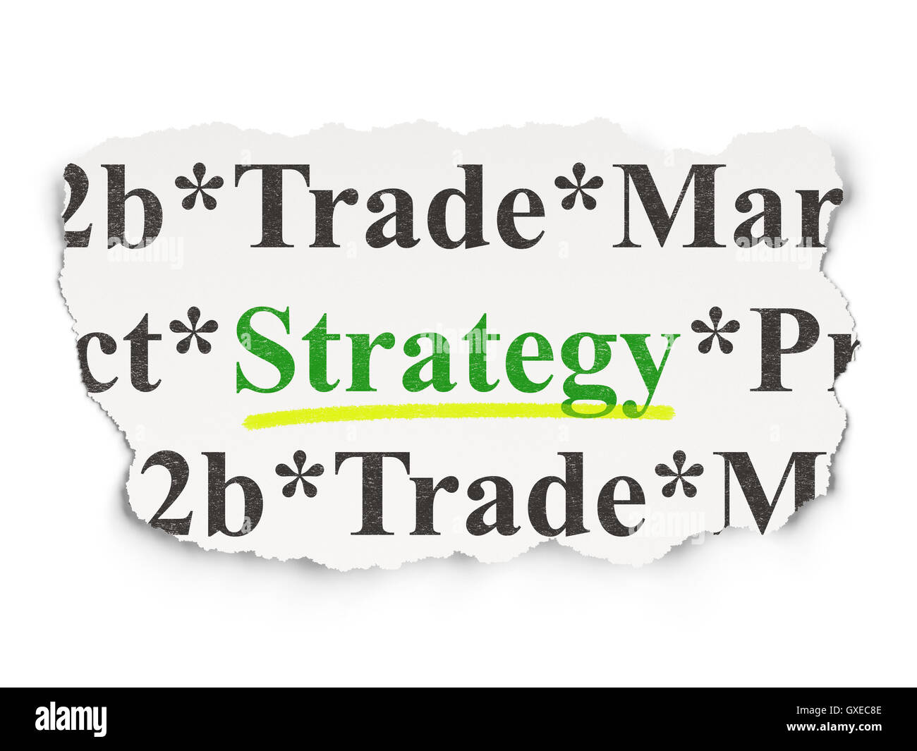 Torn paper strategy hi-res stock photography and images - Alamy