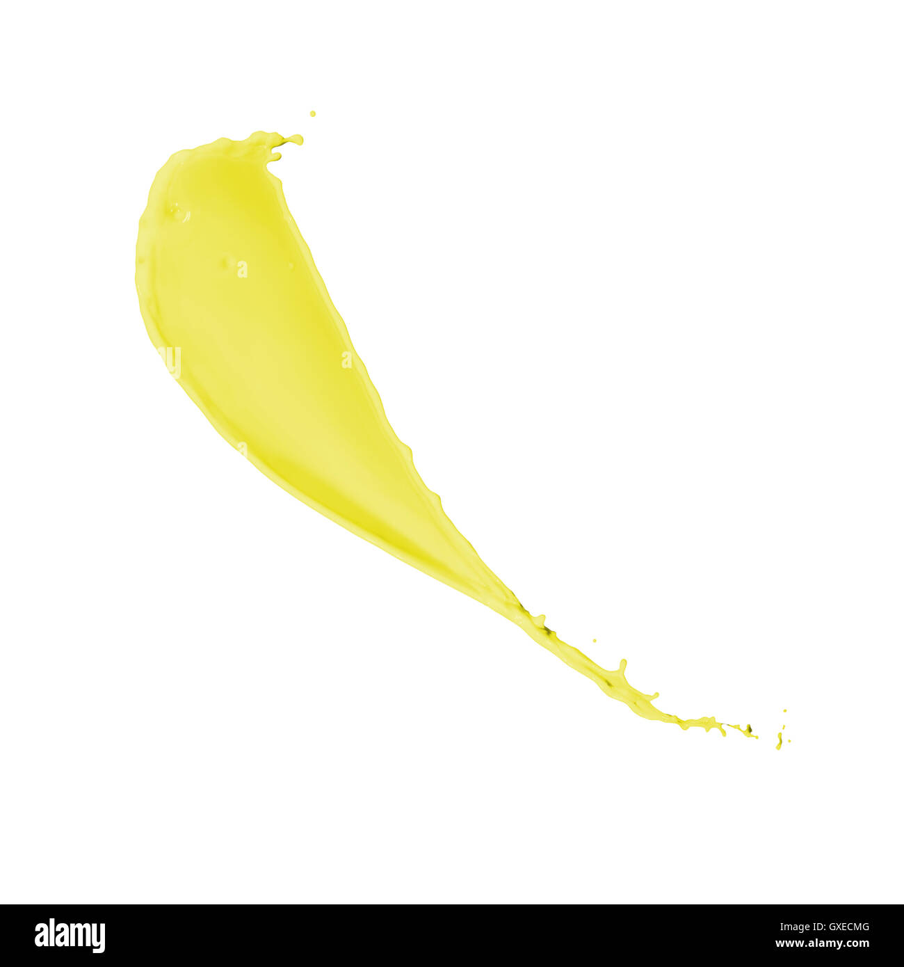 yellow paint splash Stock Photo - Alamy