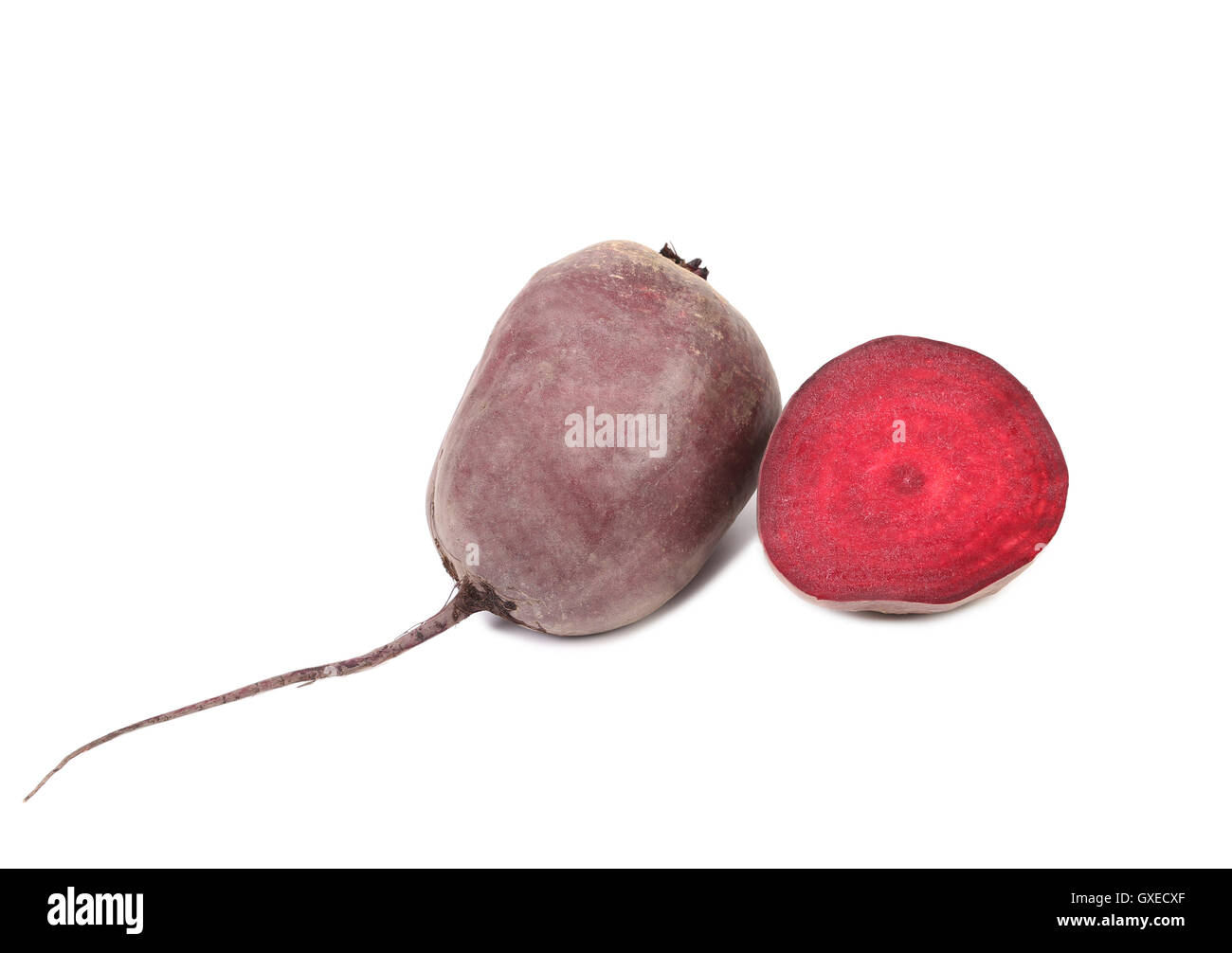 Fresh beetroot and slice Stock Photo - Alamy
