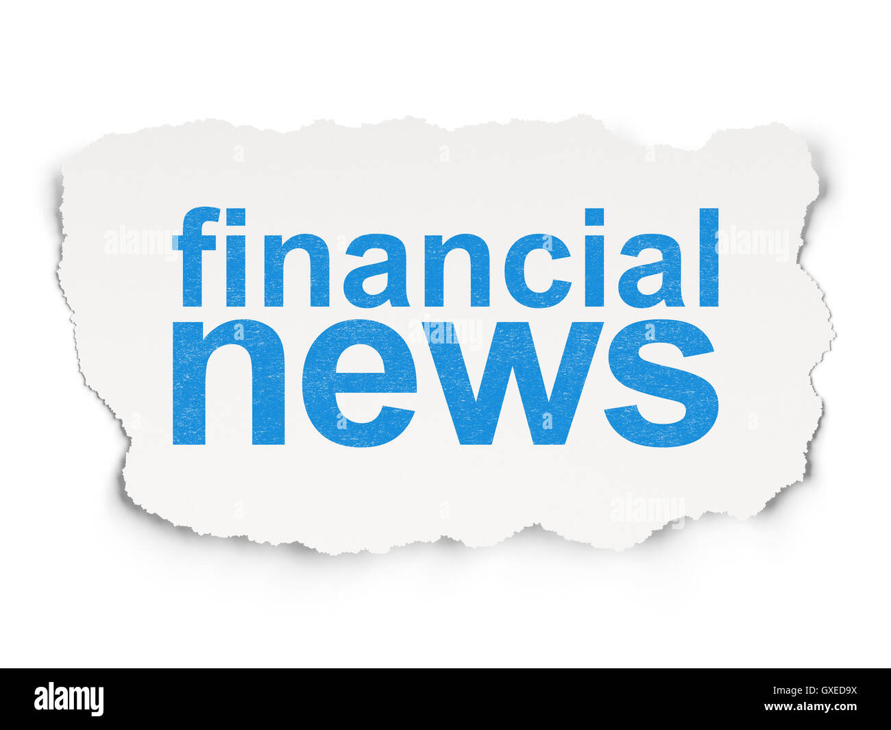 News concept: Financial News on Paper background Stock Photo - Alamy