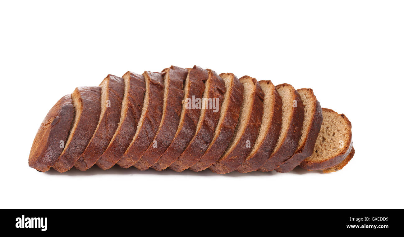 Slices of bread isolated Stock Photo - Alamy