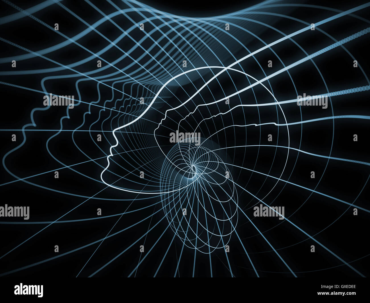 Conceptual Soul Geometry Stock Photo - Alamy