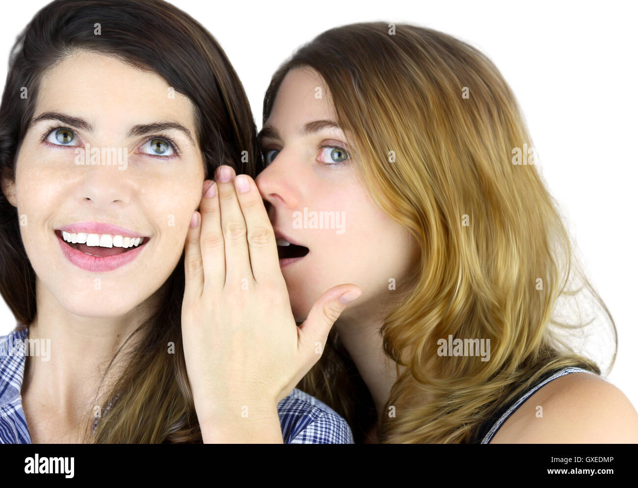 Telling a Secret Stock Photo - Alamy