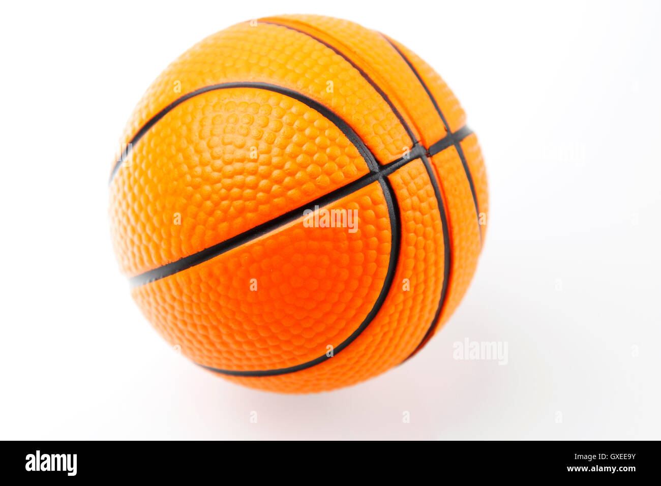 One basketball on plain background Stock Photo - Alamy