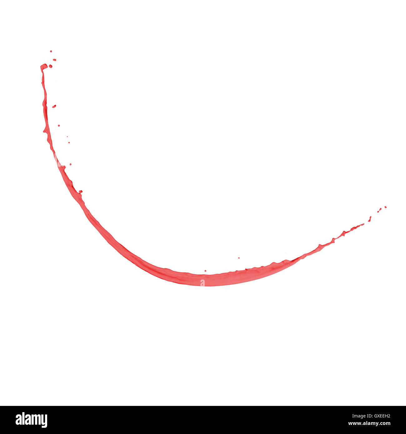 red paint splash Stock Photo - Alamy