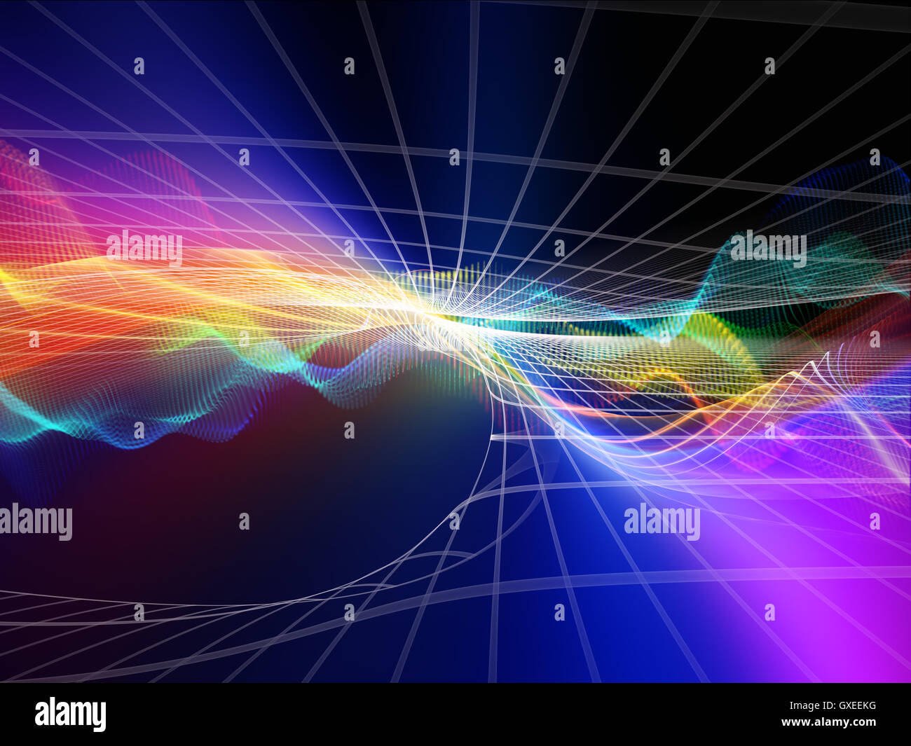Fractal Realms Visualization Stock Photo - Alamy