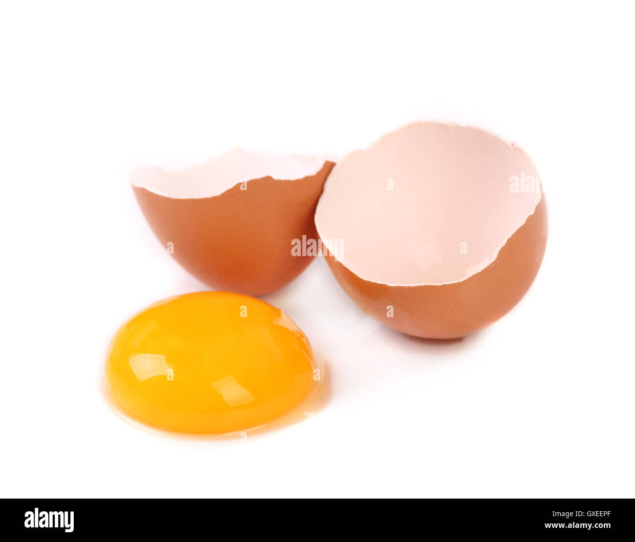 Close up of broken egg Stock Photo - Alamy