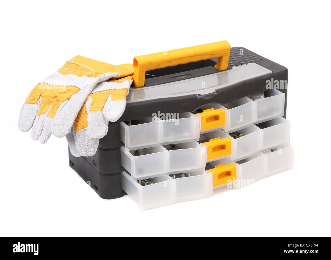 Workman tool bag hi-res stock photography and images - Alamy
