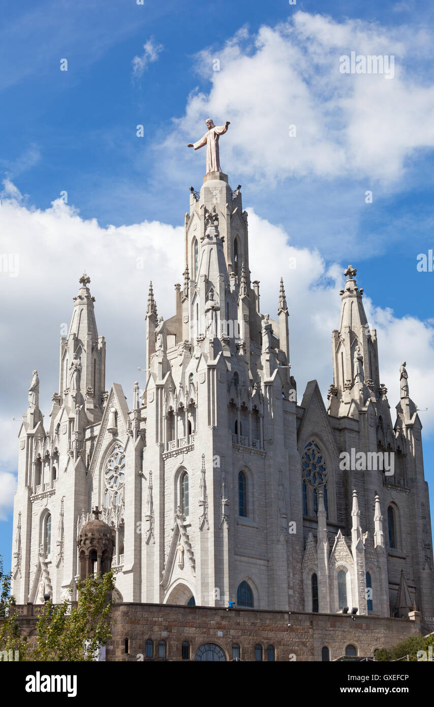 Temple del Sagrat Cor (Church of the Sacred Heart Stock Photo - Alamy