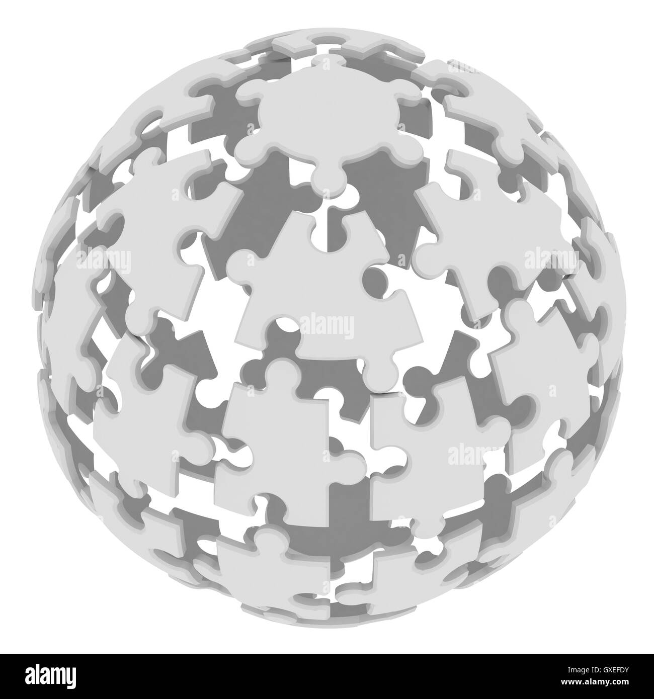 Metal puzzles Black and White Stock Photos & Images - Alamy