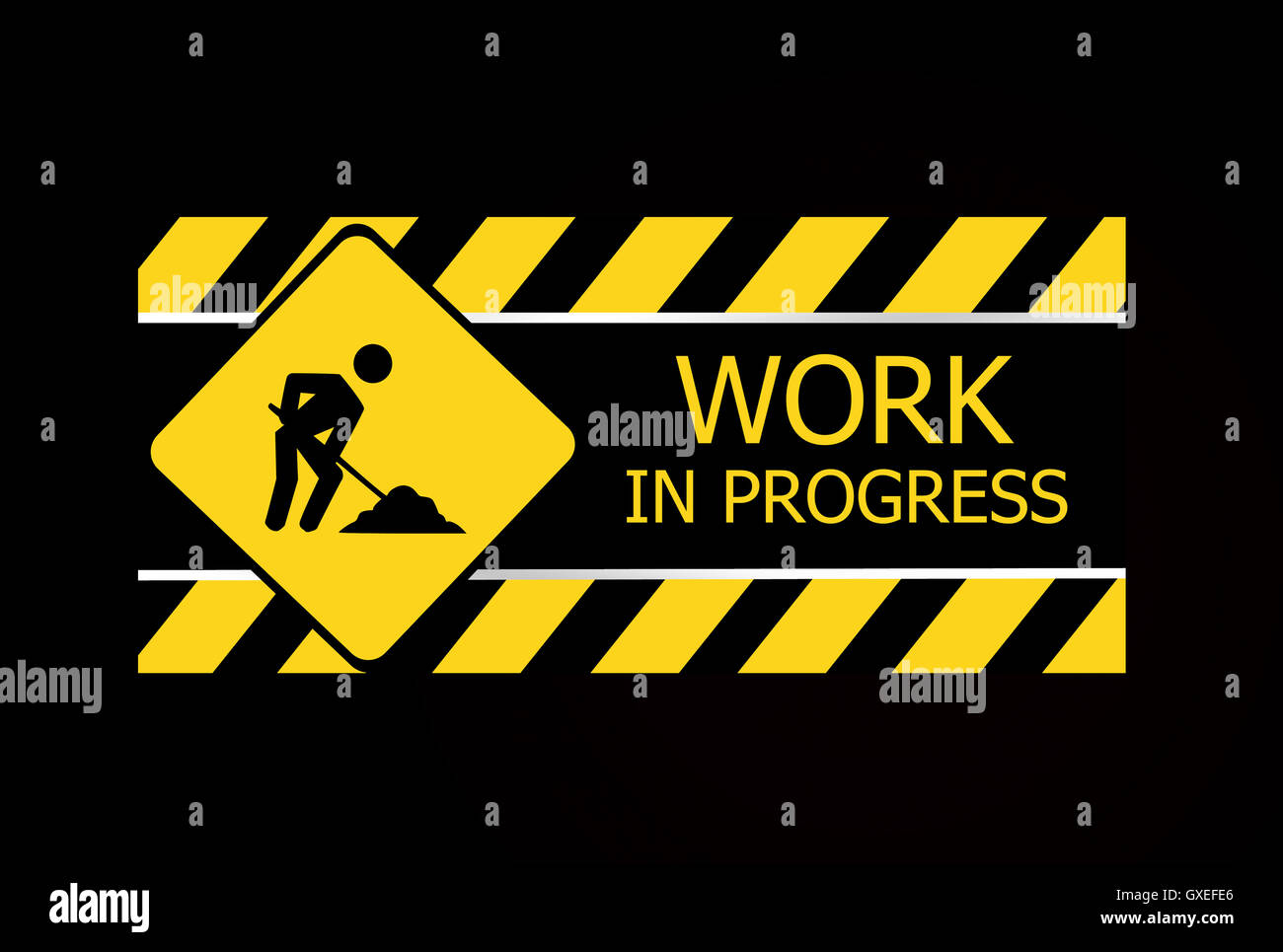 Work in progress Stock Photo - Alamy
